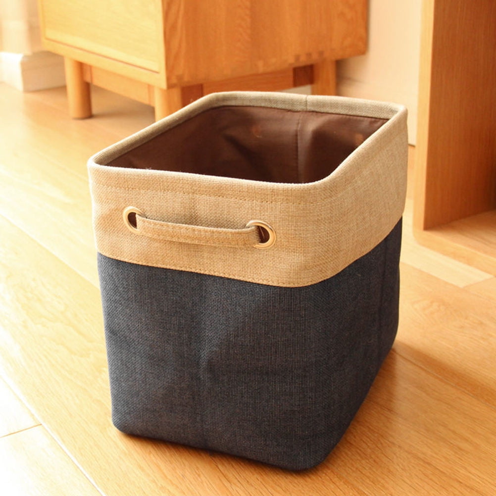 Multipurpose Retangular Foldable Cotton Linen Storage Bins Boxes ...
