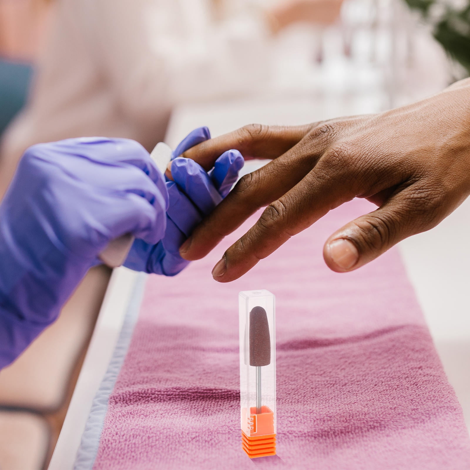 HOMEMAXS Nail Art Drill Bit Silicone Nail Grinding Head Nail Polish ...