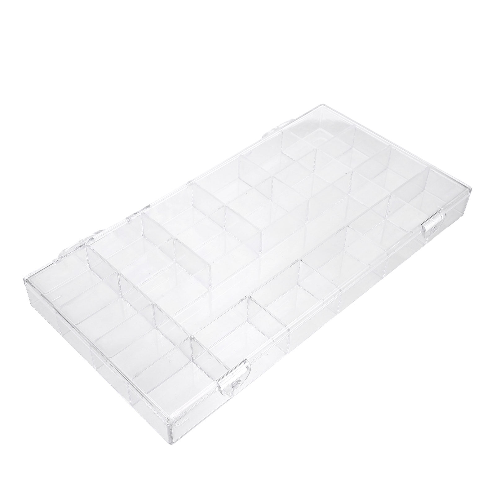 HOMEMAXS Nail Tool Storage Box Nail Charm Display Tray Transparent ...