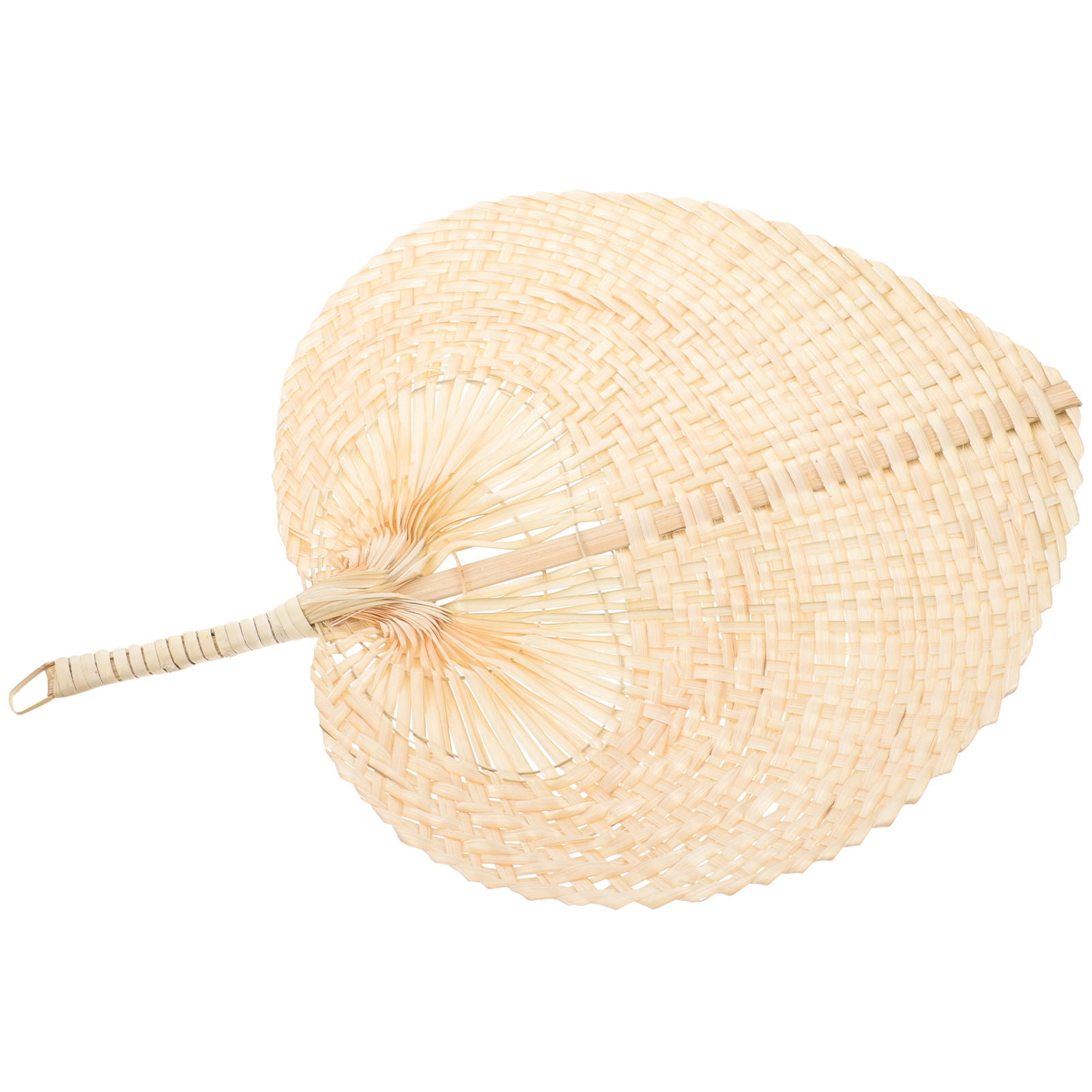 Natural Beige Bamboo Hand Fan for Cooling Perfect for Summer Use and ...