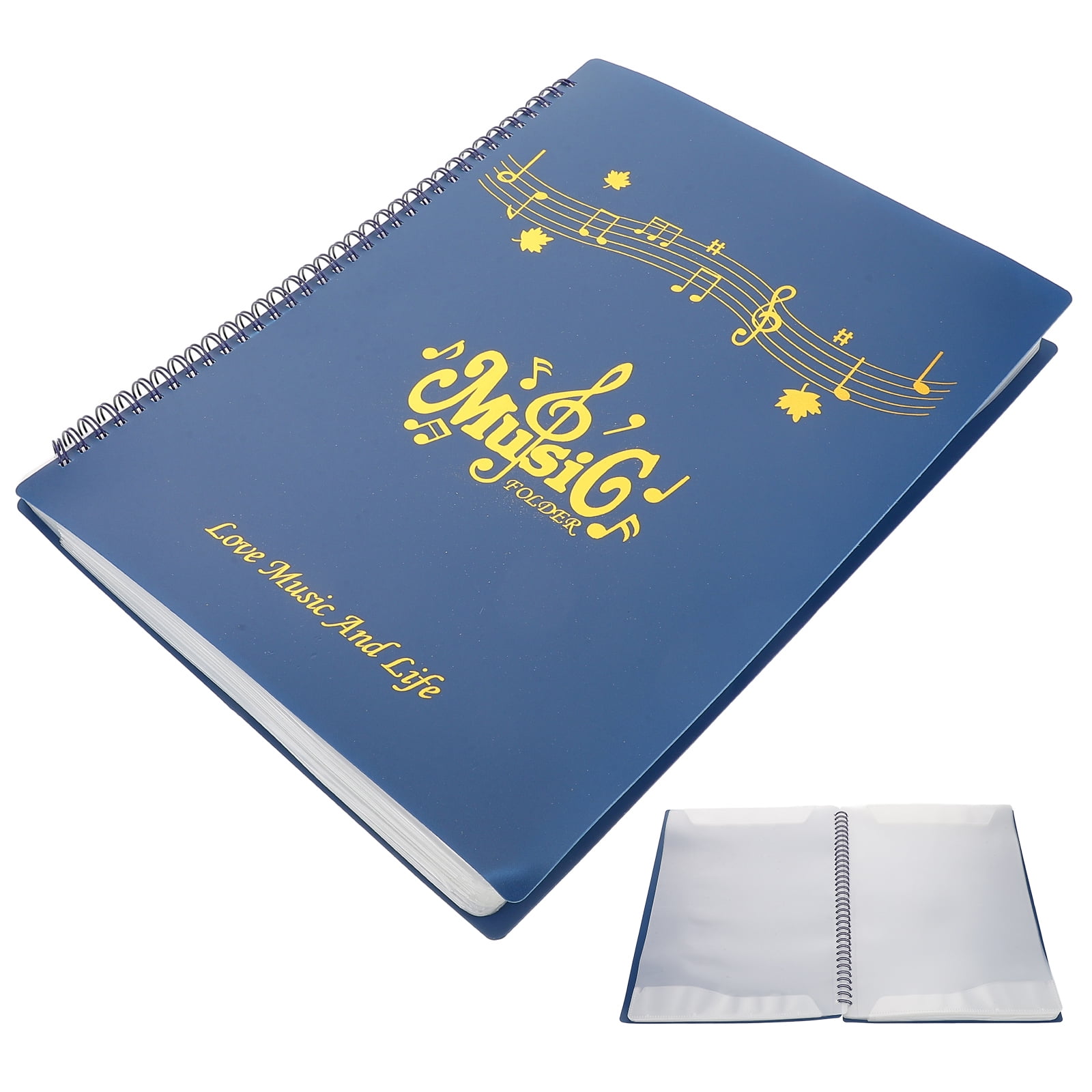 Non-Glare Music Folders with Plastic Sleeves Sheet Music Folders for ...
