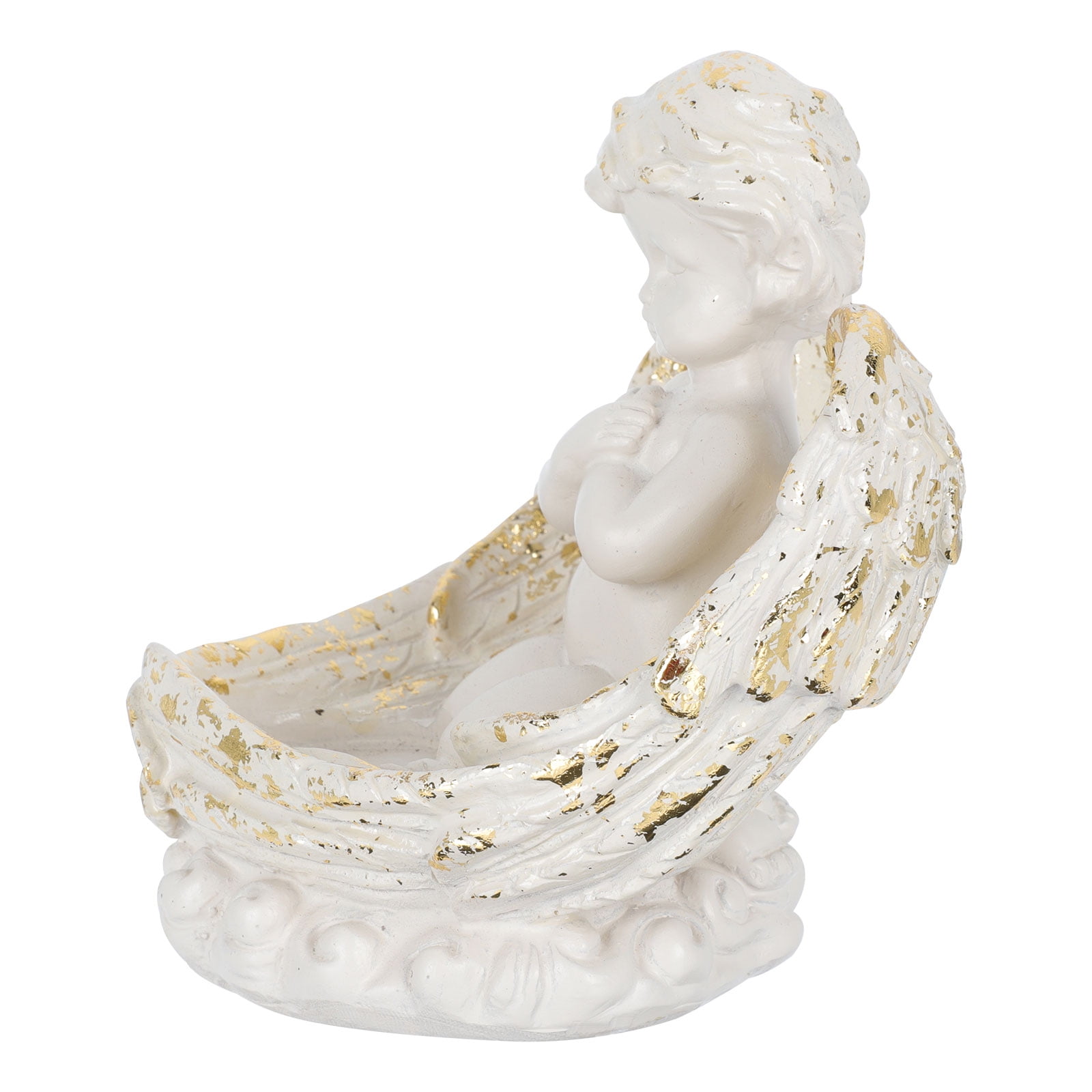 Nordic Style Angel Desk Decor Made of Resin Beige Color for Decoration ...