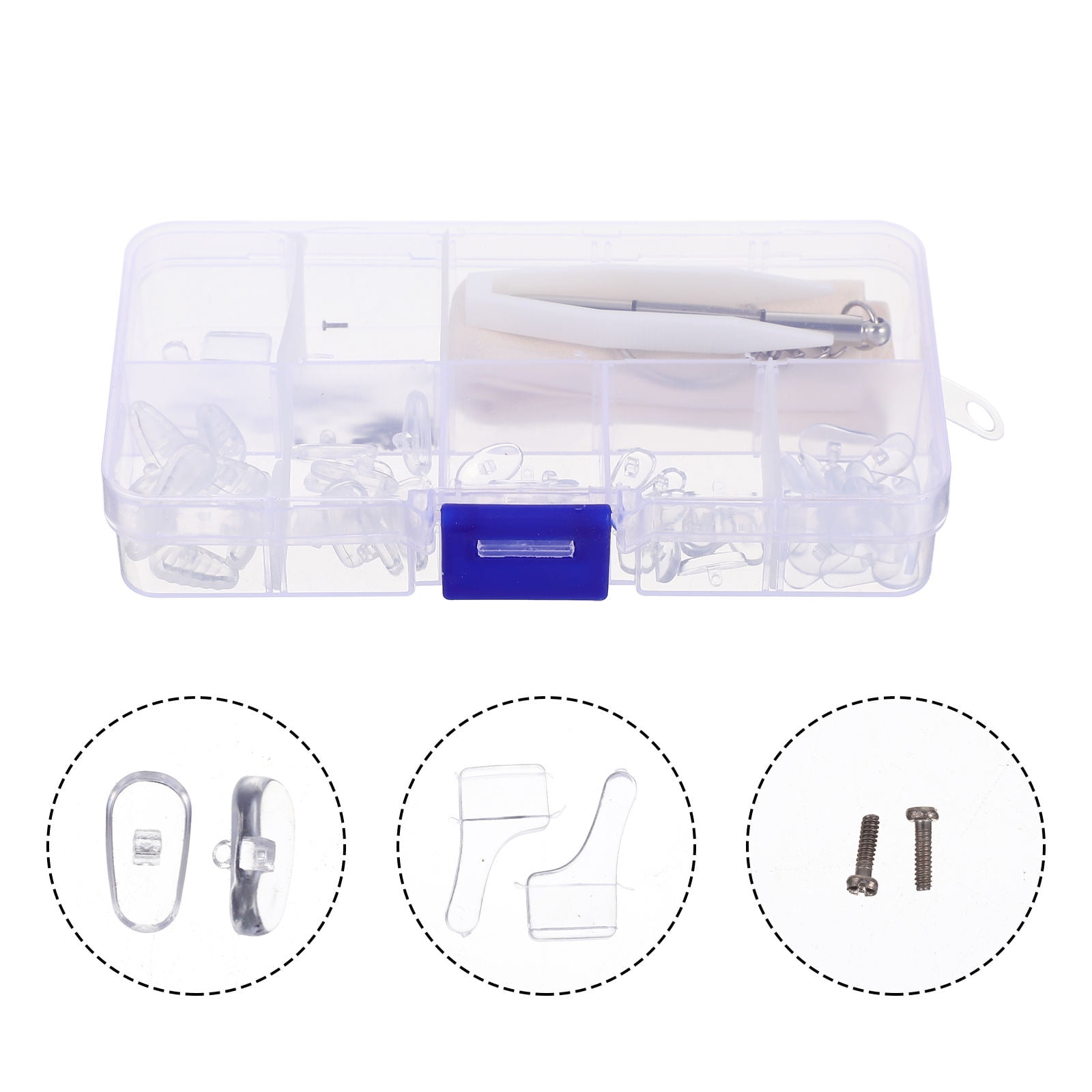 HOMEMAXS Nose Pads Glasses Repair Tool Screw Screws for Optical ...