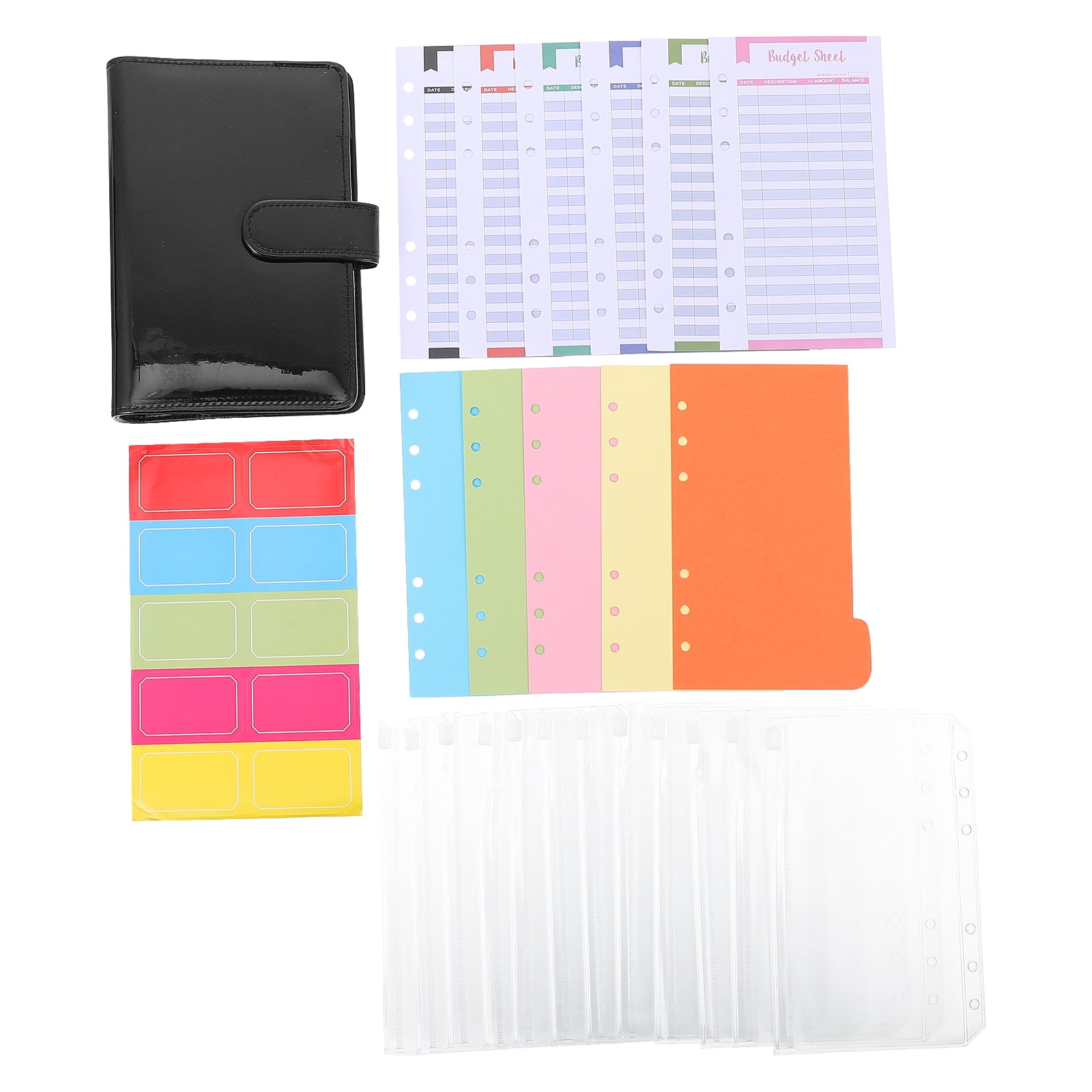 Note Taking Supplies Notebook Cash Envelope Binder - Walmart.com