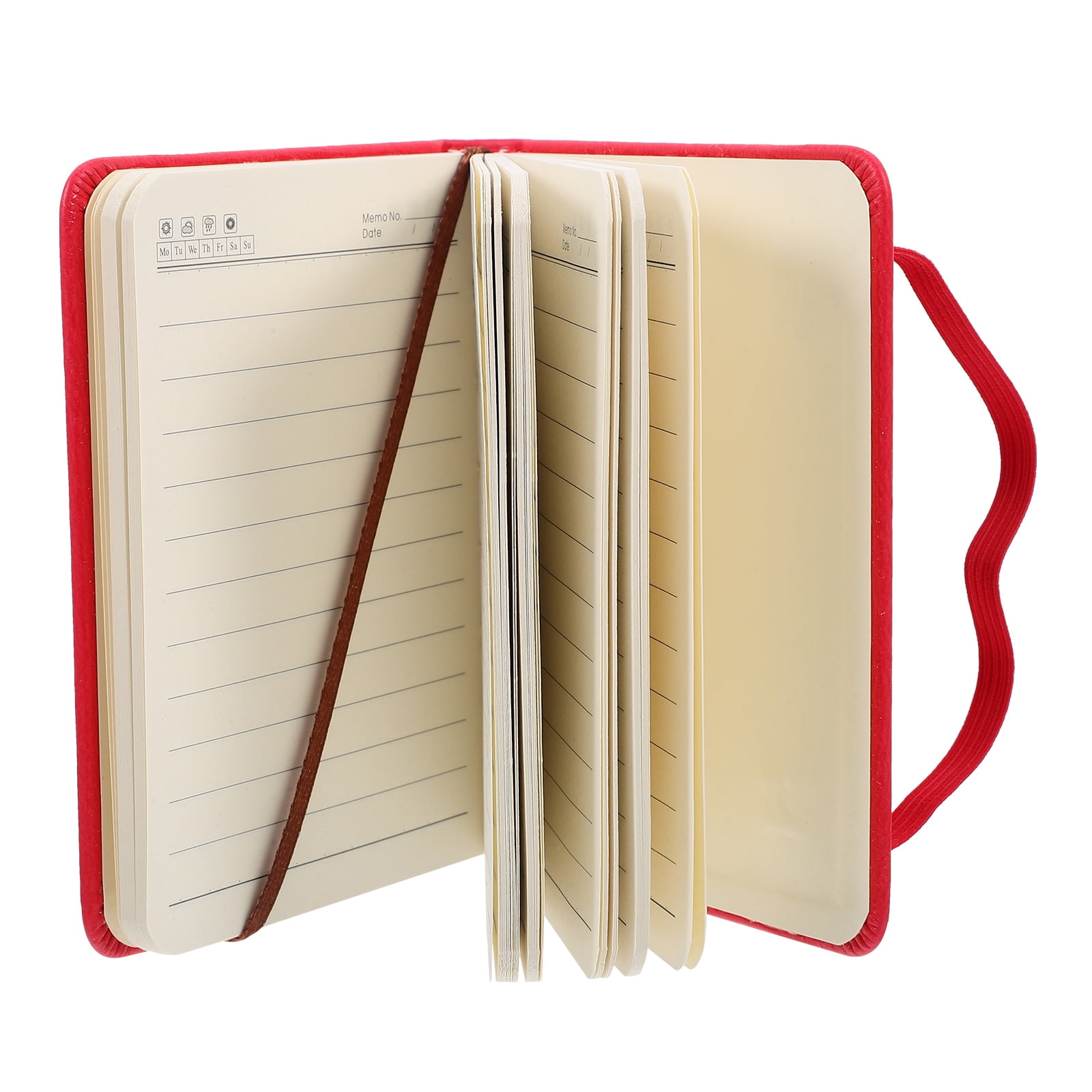 HOMEMAXS Notebook Calendar Pocket Chart Mini Cute Composition Notebooks ...