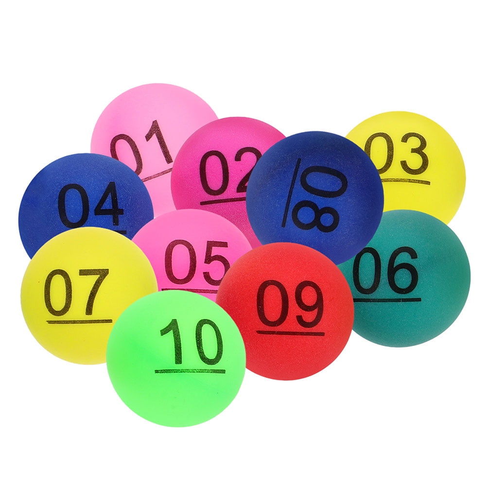 HOMEMAXS Numbered Balls 1-20 Balls Table Tennis Balls Numbered ...
