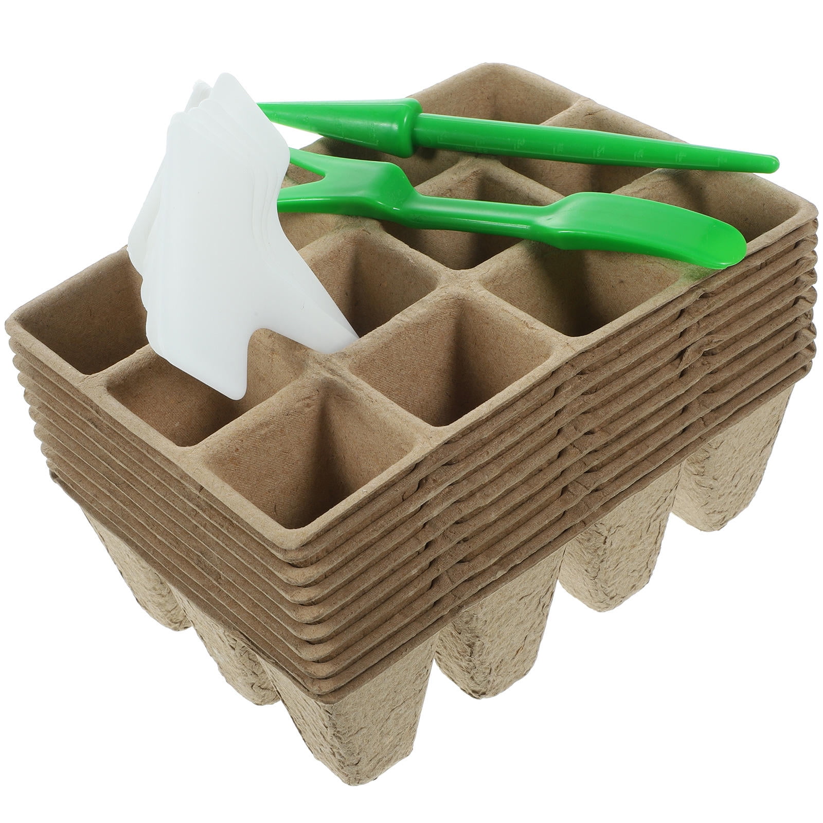 HOMEMAXS Nursery Box Set Gardening Planting Starting Planter Pot Plants ...