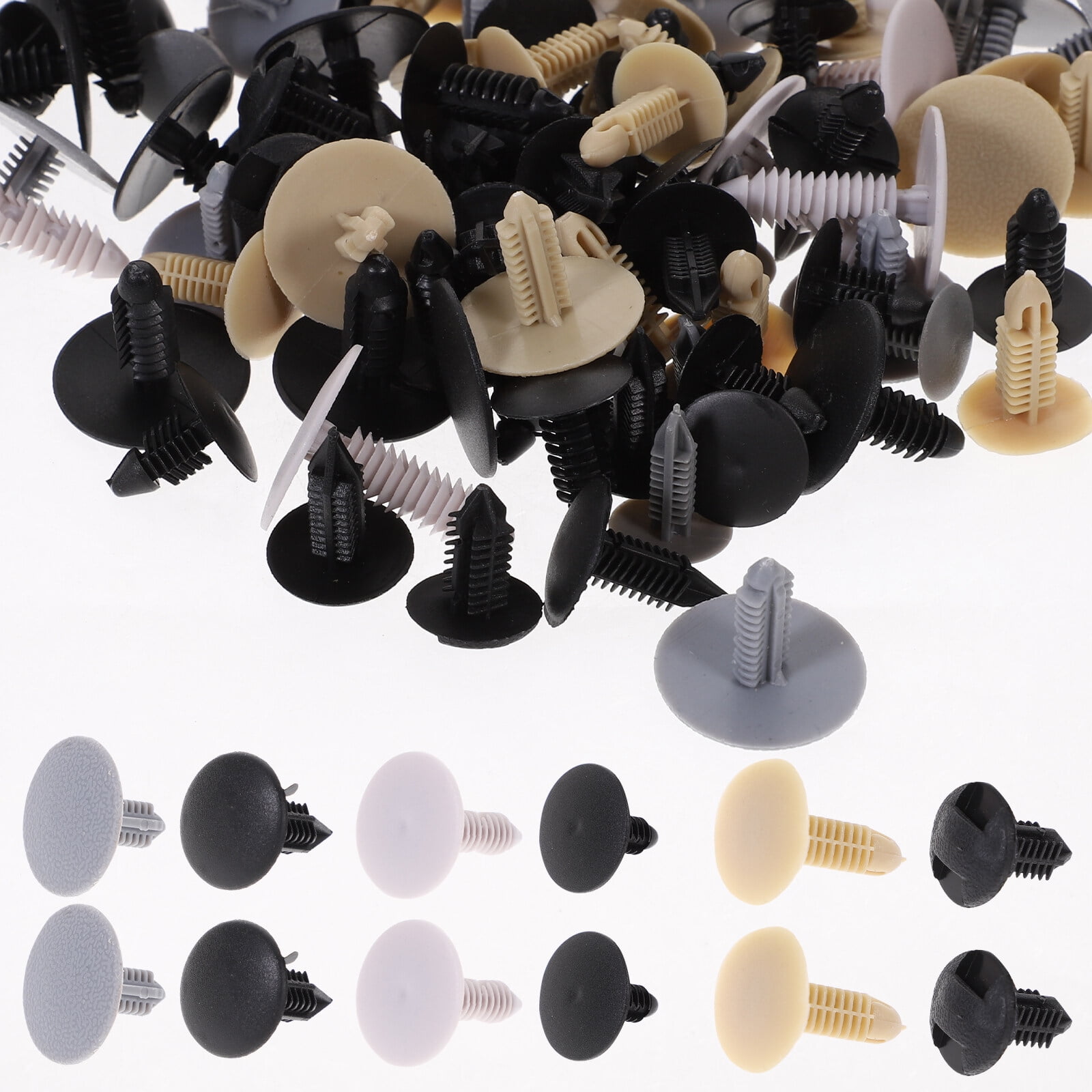 HOMEMAXS Nylon Clips Car Door Trim Screws Fastener Cable Ties Detailing ...