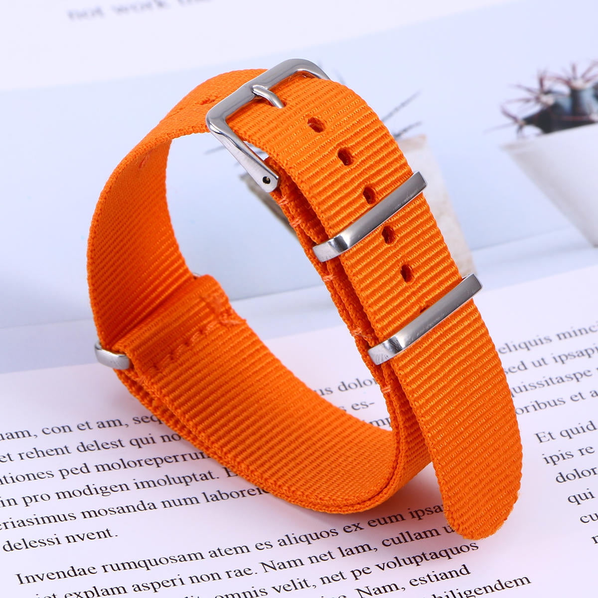 HOMEMAXS Nylon Strap Smooth Edges Watch Mechanically Braided - Walmart.com