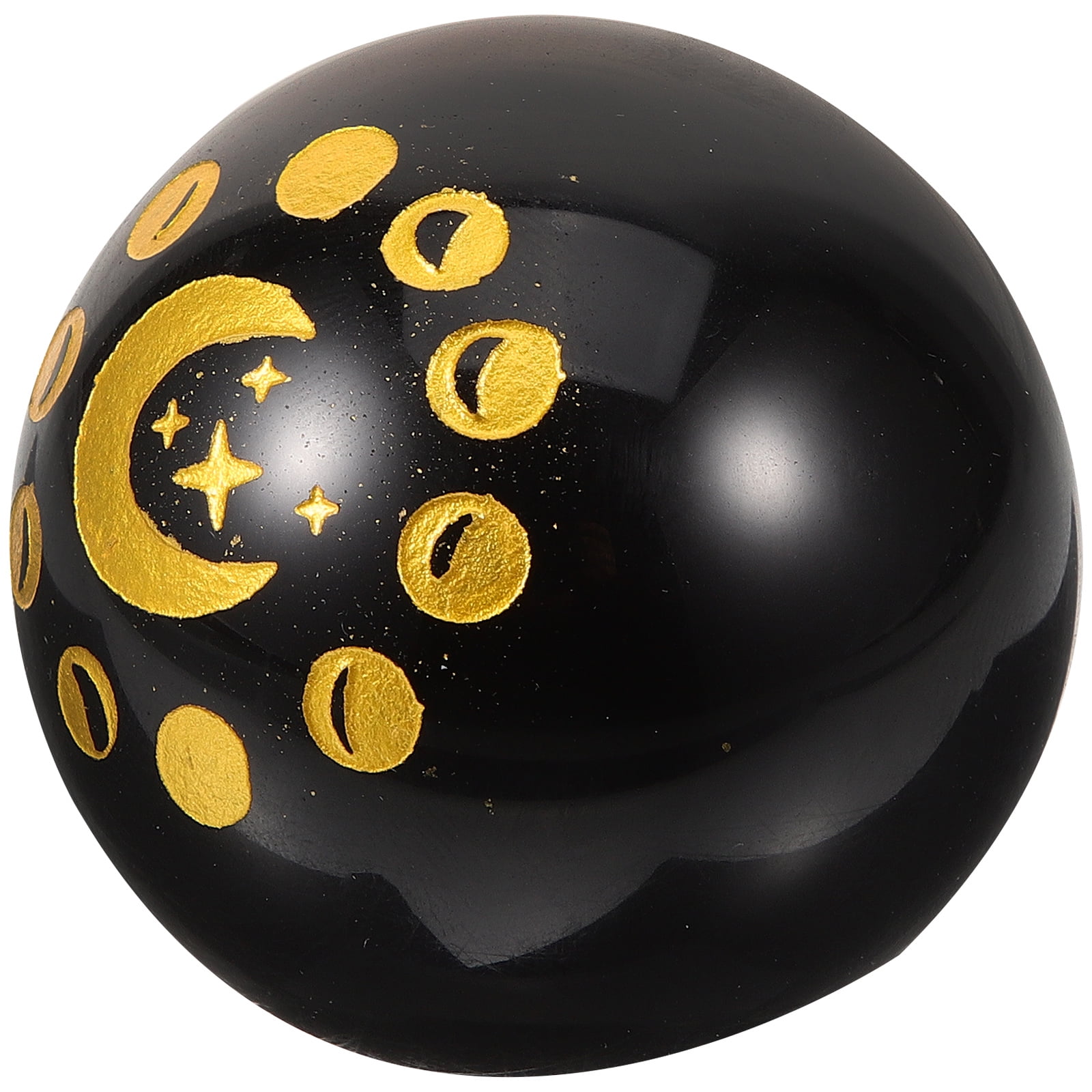 HOMEMAXS Obsidian Ball Decoration Crystal Sphere Ball Obsidian Ball ...