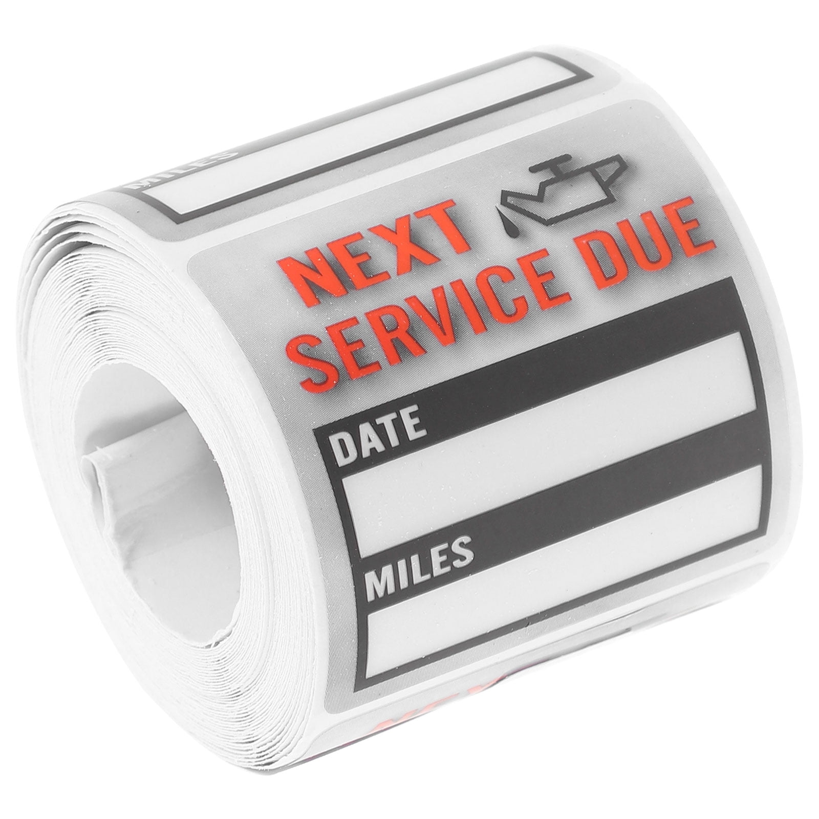 HOMEMAXS Oil Change Label Sticker Adhesive Tray for under Cars Stickers ...