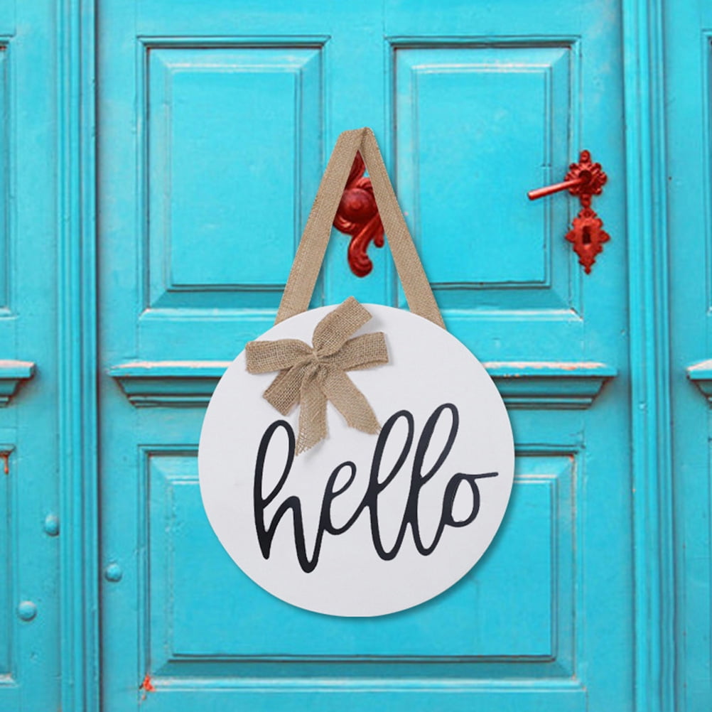 VERDANVERSE Welcome Front Door Sign Composite Material 1Pcs - Walmart.com