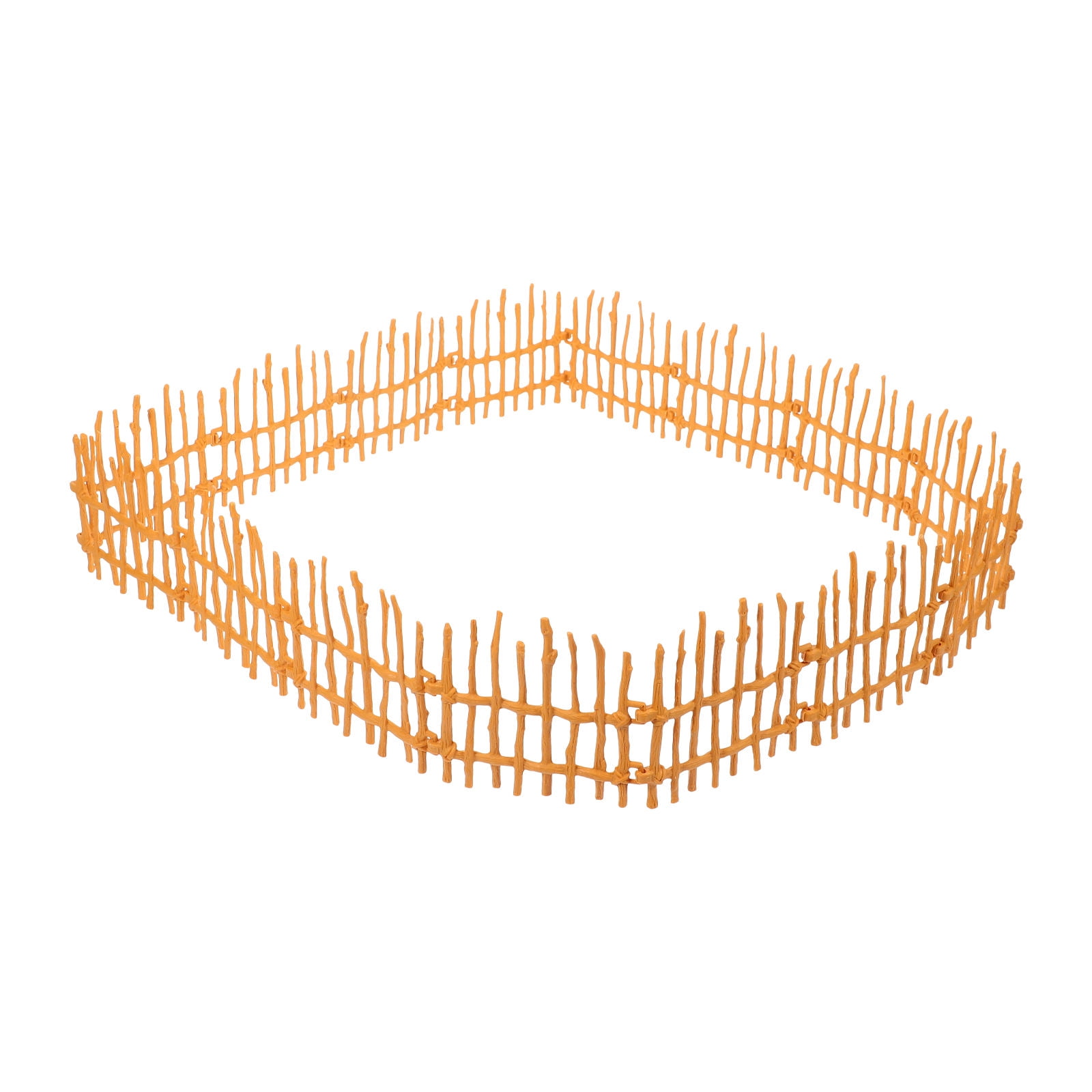 HOMEMAXS Orange Miniature ABS Fences for Decor Craft Perfect for Doll ...
