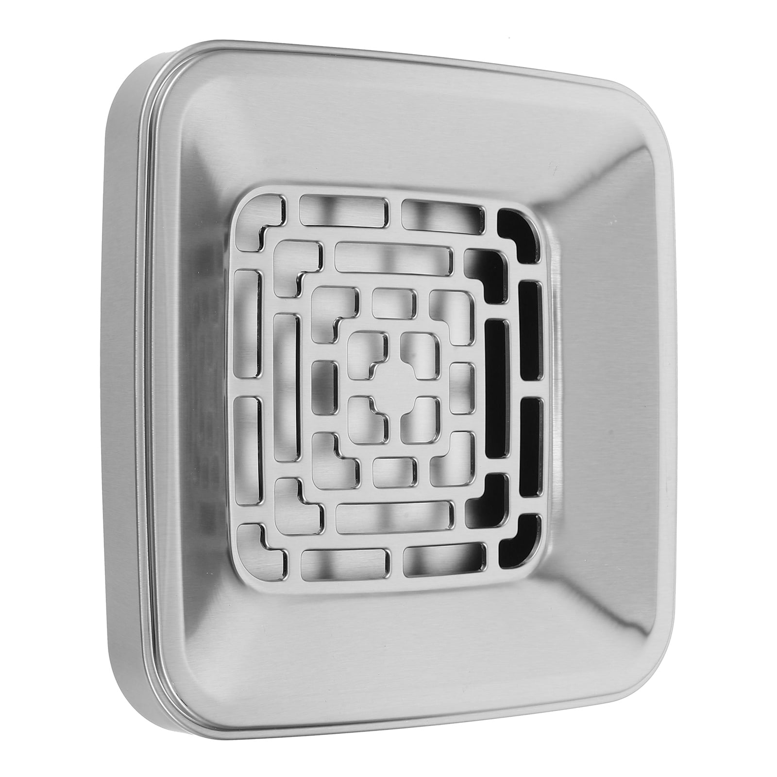 HOMEMAXS Outdoor Garbage Can Replacement Lid Waste Disposal Bin Silver ...