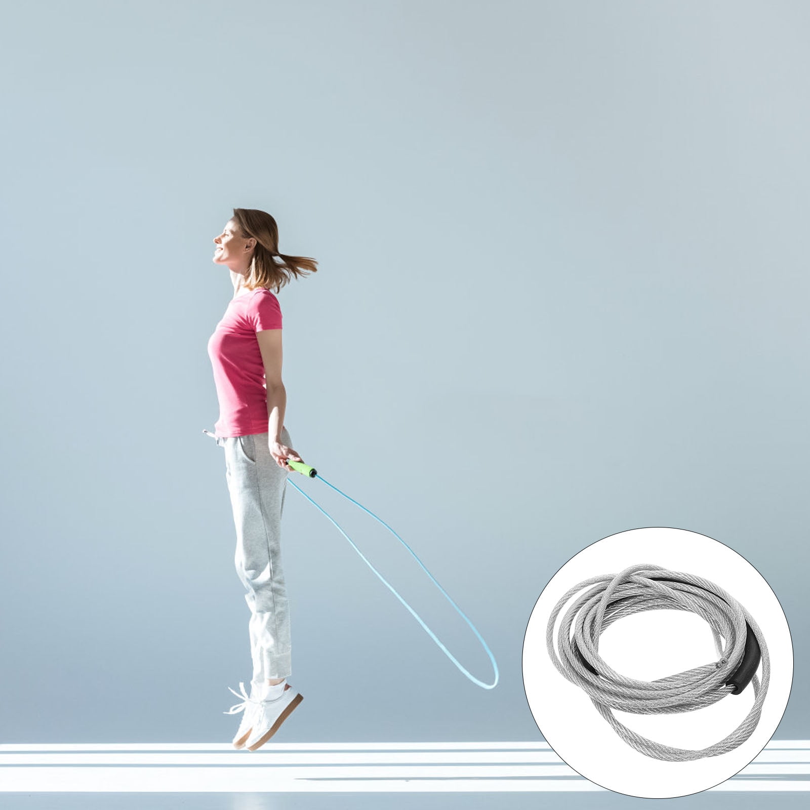 HOMEMAXS Skipping Rope Cable Skipping Rope Replacement Cable Weighted ...