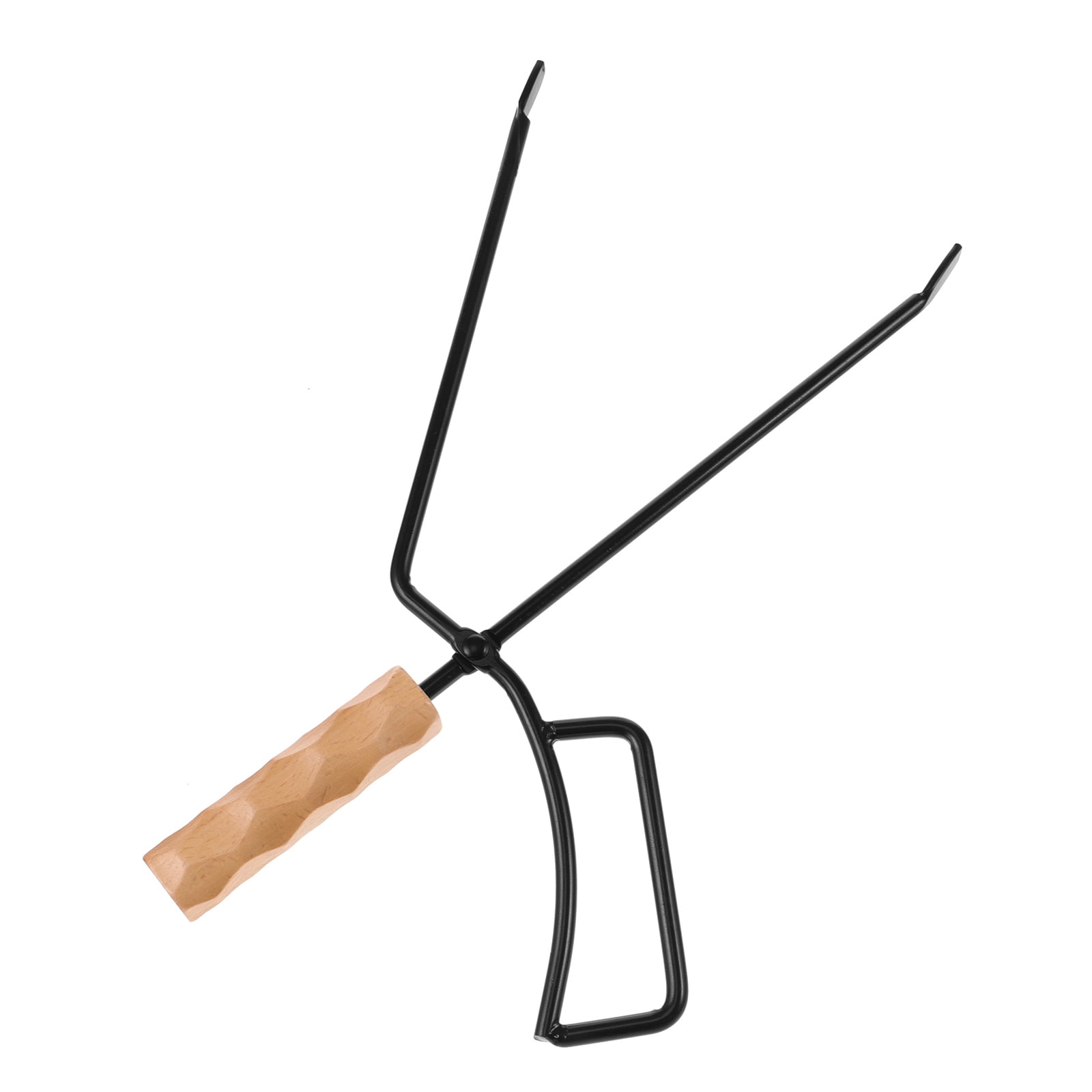 HOMEMAXS Outdoor Log Grabber Fireplace Tong Grill Camping Fire Pit Tool ...