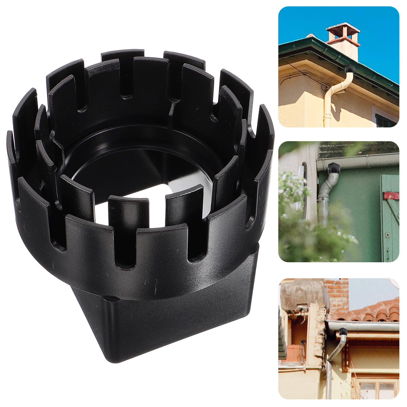 PVC Black Downspout Diverter for Pipe with Unique Design and LeakFree ...