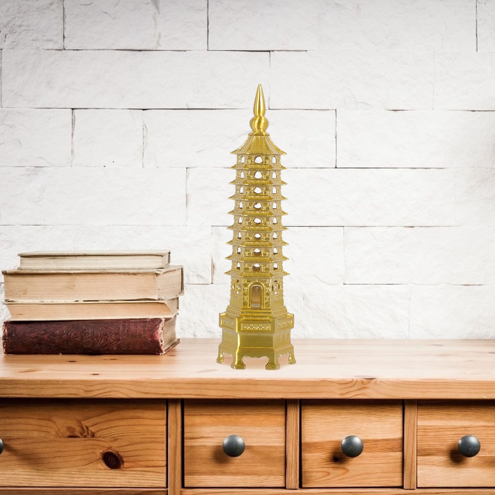 Pagoda Garden Ornament Tower Statue Shape Decoration Office - Walmart.com