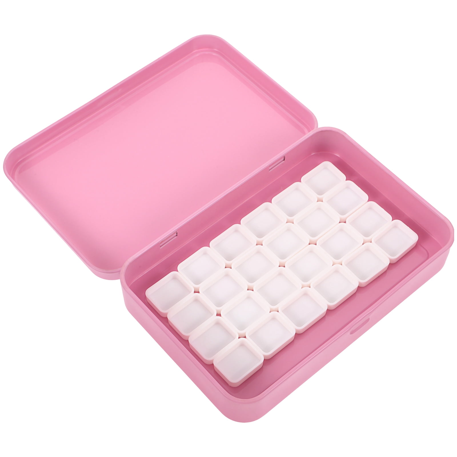 HOMEMAXS Paint Mixing Tray Watercolor Palettes Holder Art Pigment Case ...