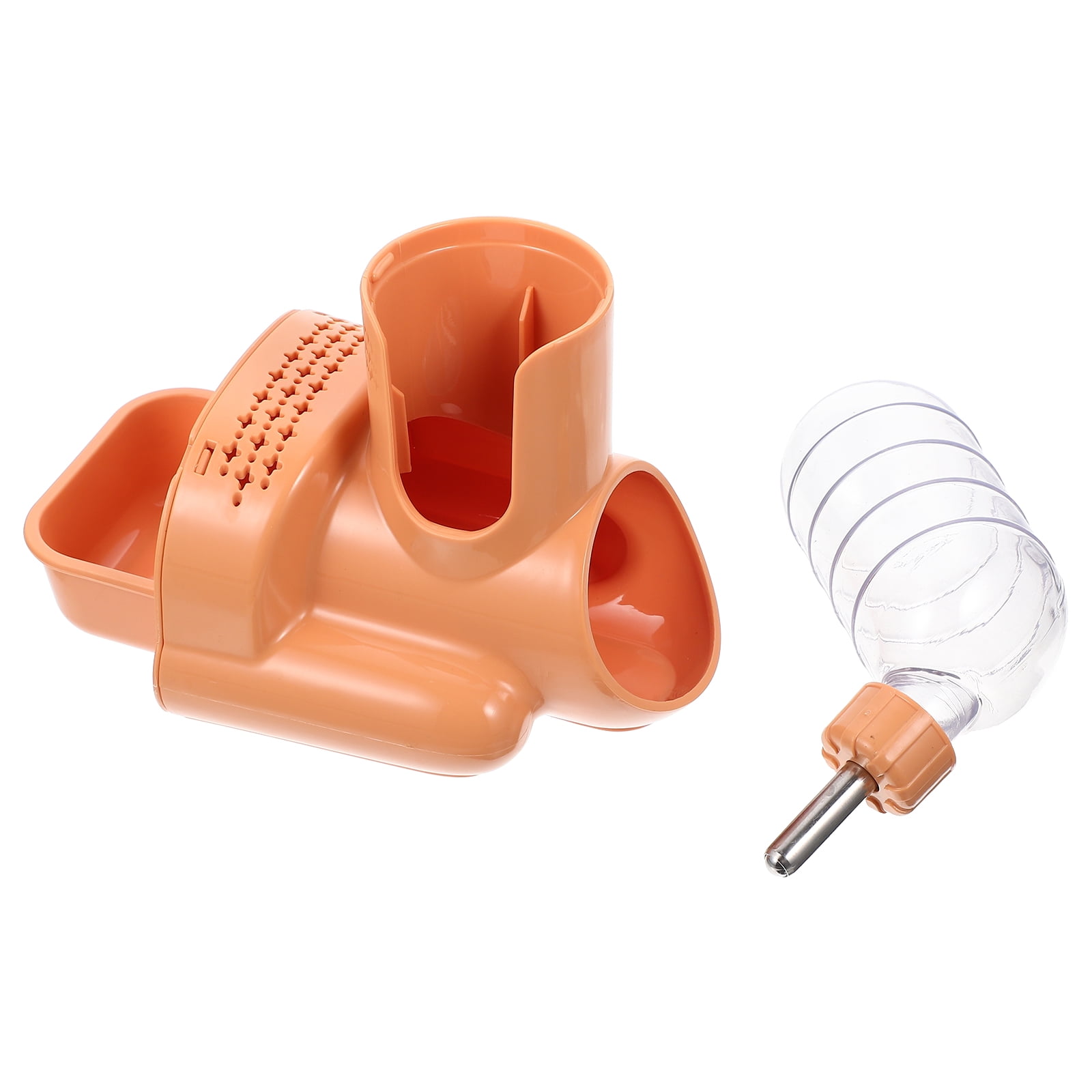 HAMPPLIES Small Pet Water Bottle Hamster Feeder Orange 1Pack 6.1x3.8x5 ...