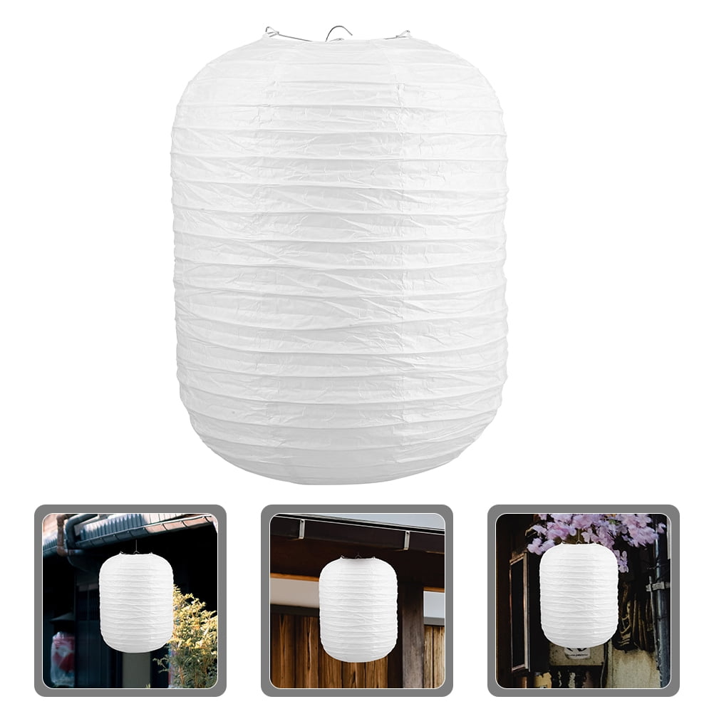 HOMEMAXS Paper Lamp Shade Paper Pendant Light Shade Foldable Lampshade ...