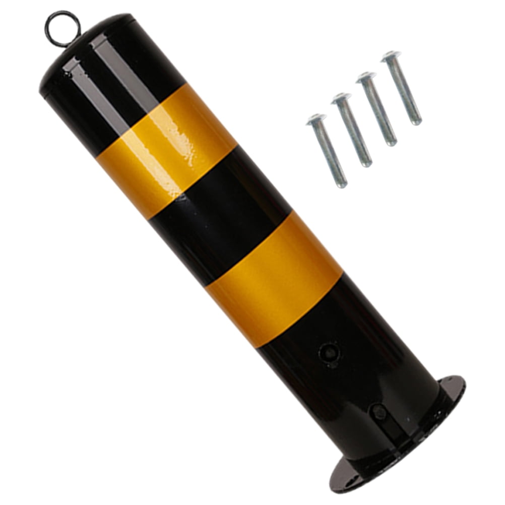 HOMEMAXS Parking Stop Safety Warning Column Driveway Security Barrier ...
