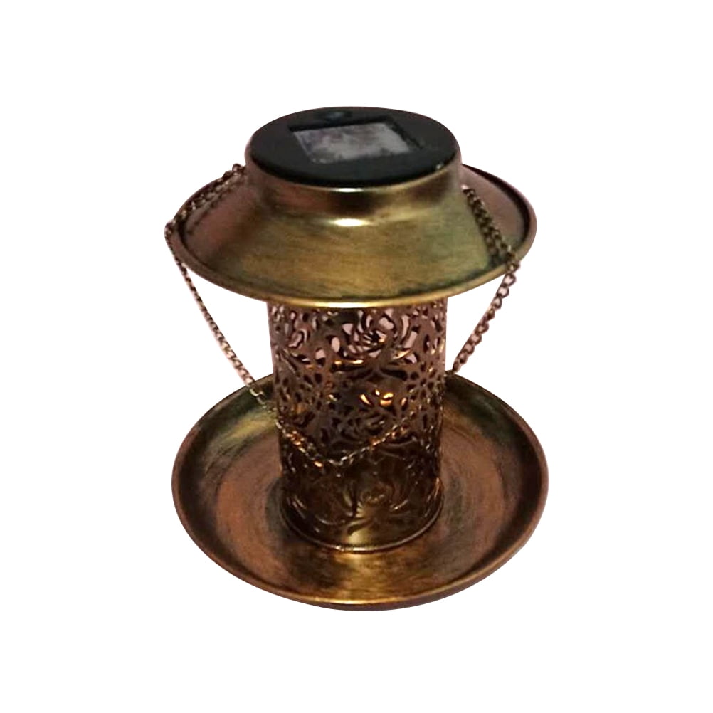 HOMEMAXS Parrot Bird Station Solar Light Feeder Birdfeeder Finch Bath ...