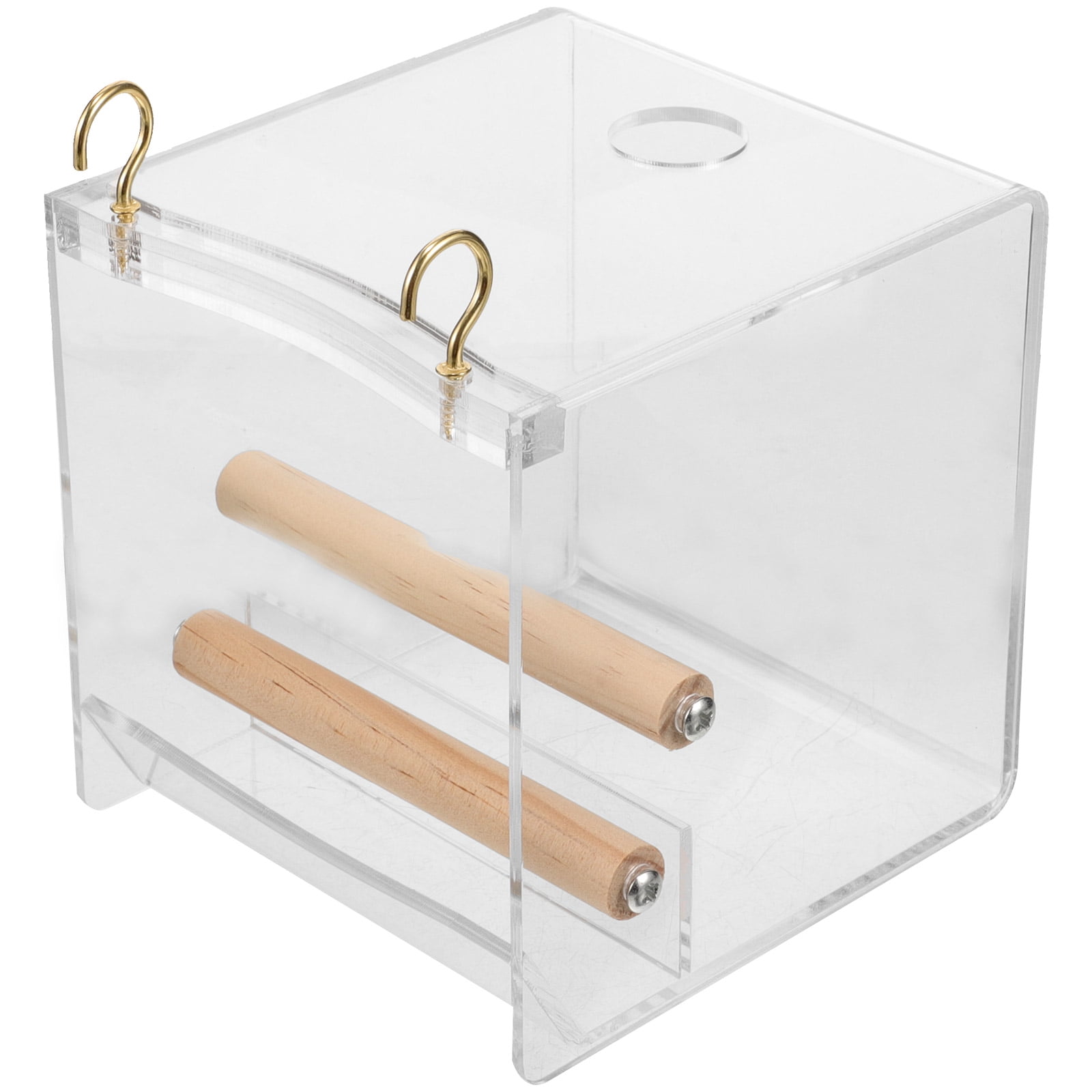 HOMEMAXS Parrot Toys Bird Feeder Bird Food Box 13.00X13.00X12.00CM ...