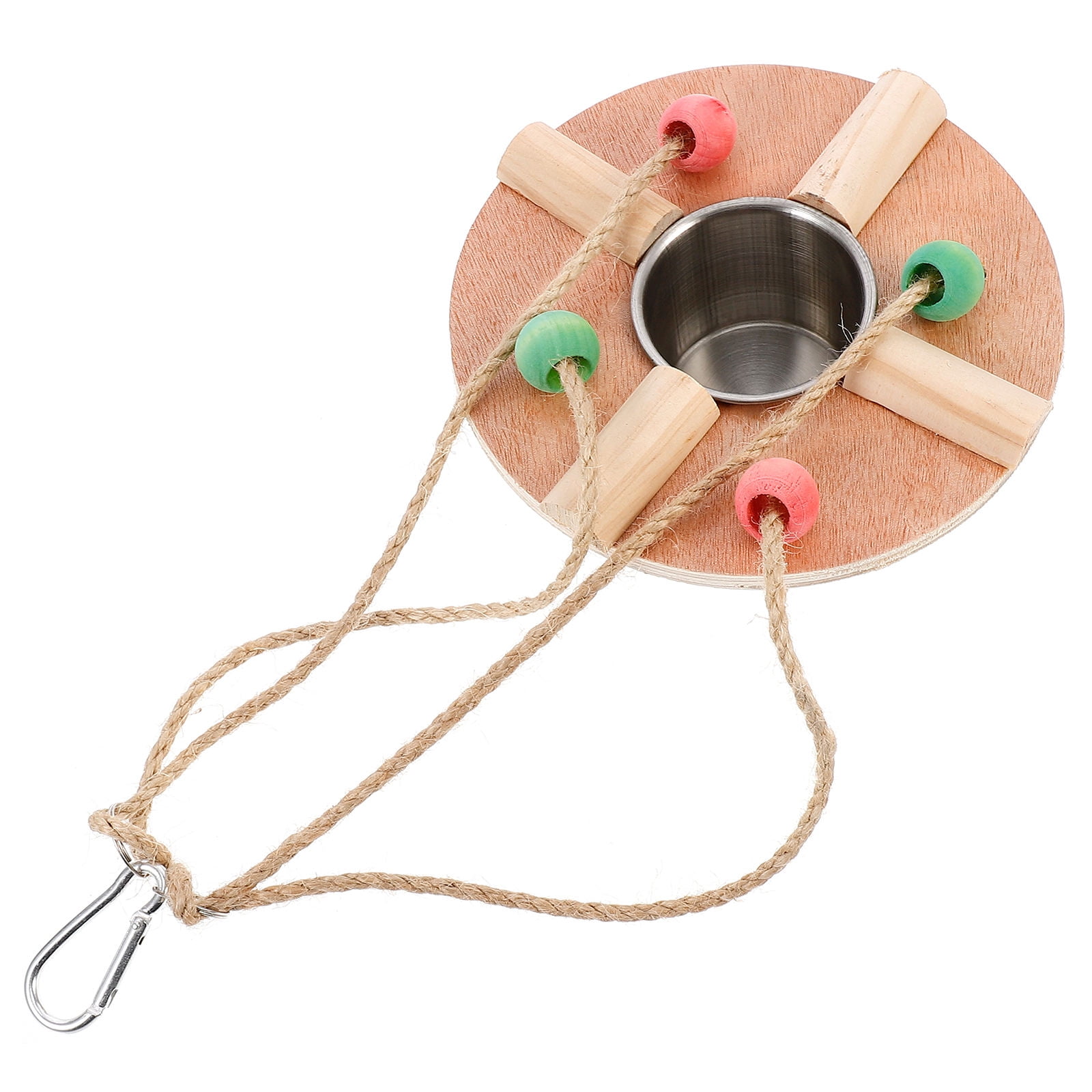 HOMEMAXS Parrots Feeding Cup Container Hanging Food Hanger for Bird ...