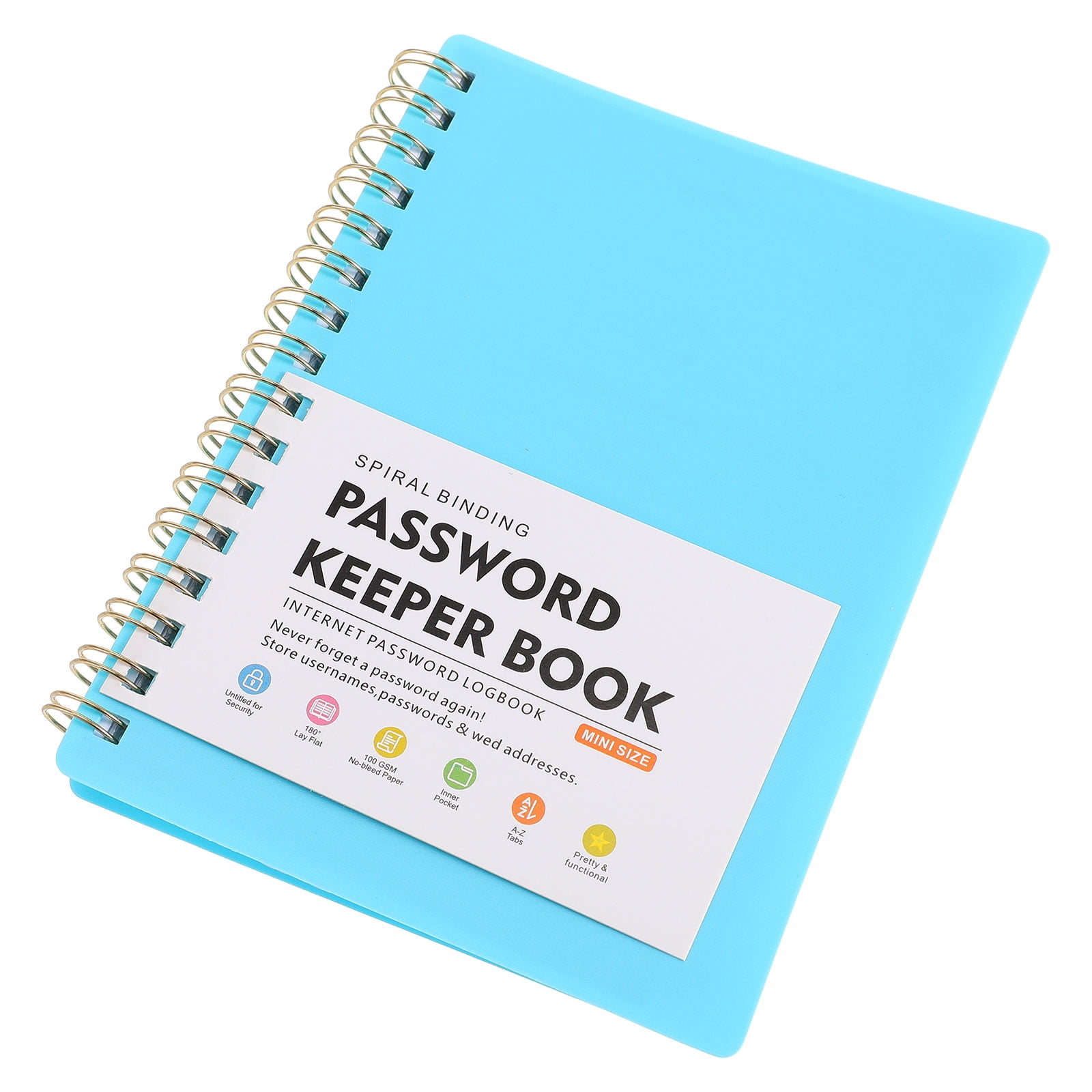 HOMEMAXS Password Book With Alphabetical Tabs Password Keeper Book ...