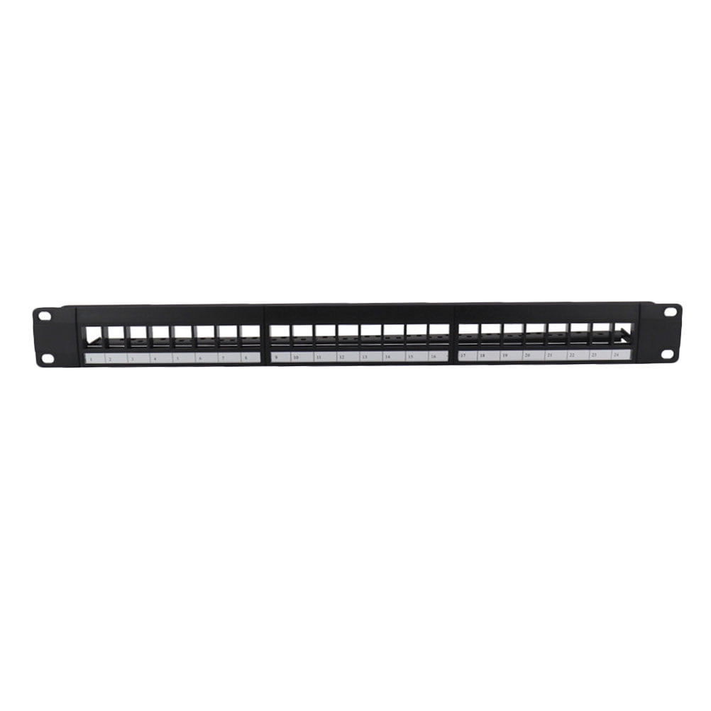 HOMEMAXS Patch Panel 19-inch 24-port Wall Mount Panel for Office ...