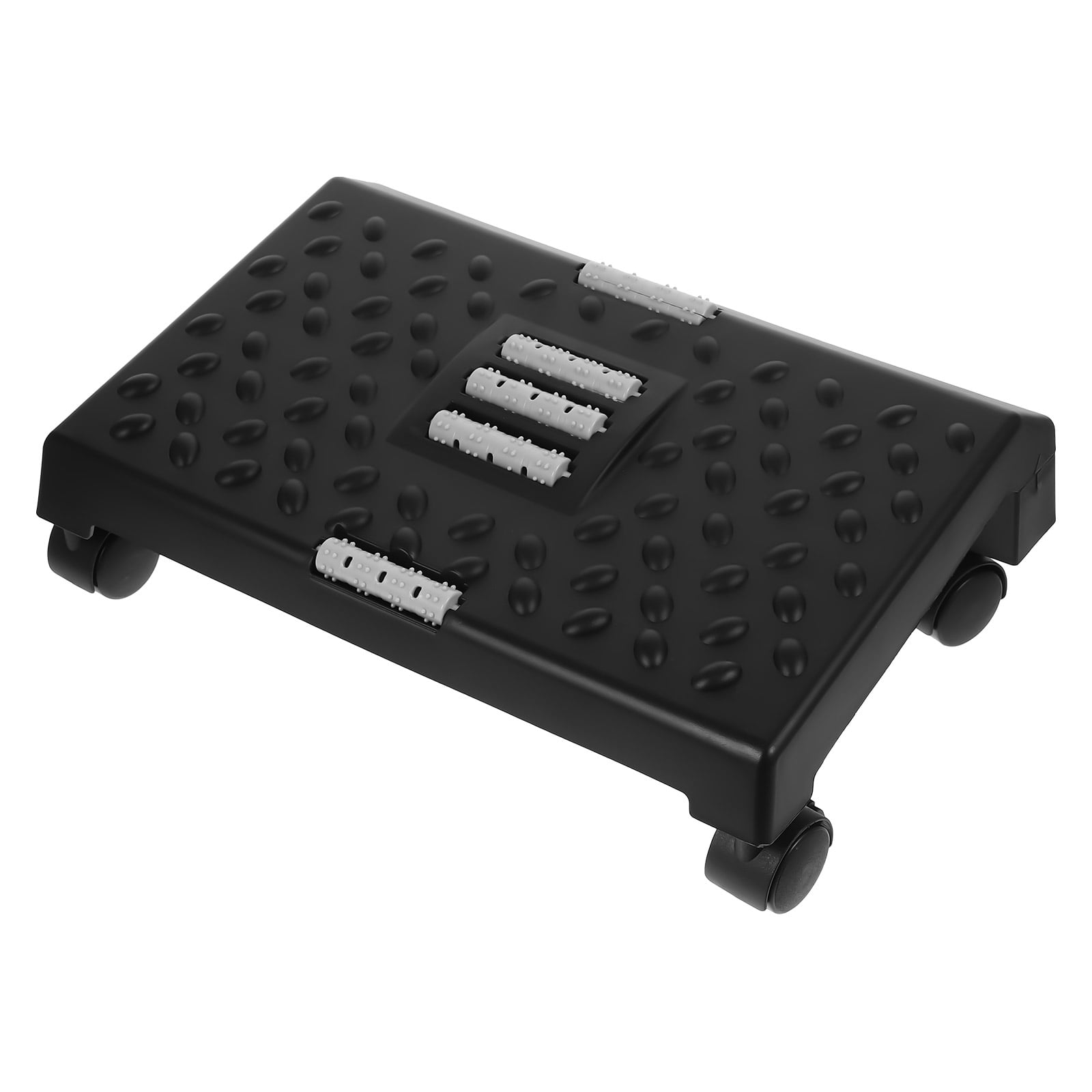 HOMEMAXS Pedal Pad Office Foot Rest Stools Step Desk Baby Child Black ...