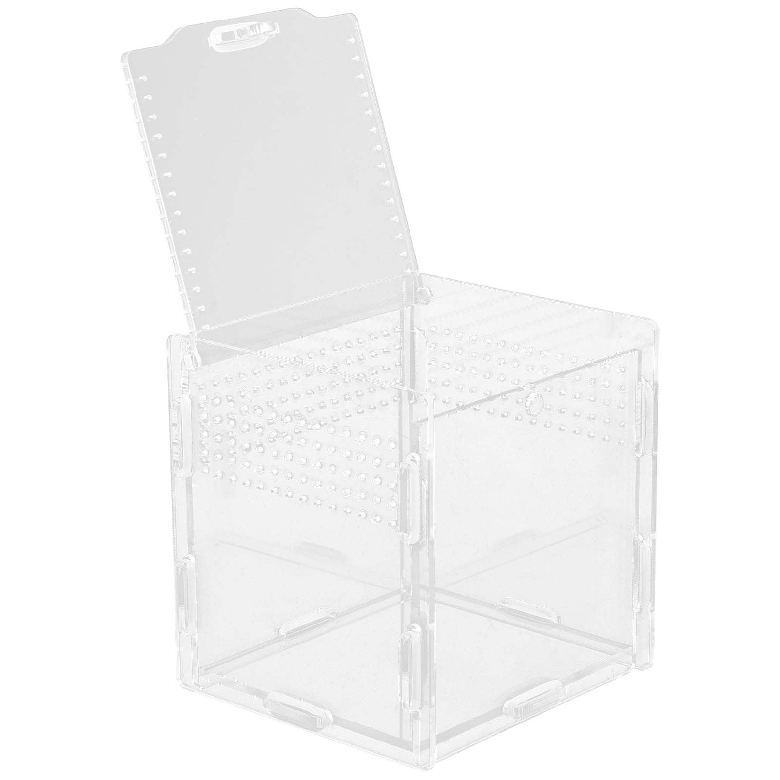 HOMEMAXS Pet Keeping Boxes 亚 饲养盒 Observe Pet Status 9.5x9cm Transparent ...