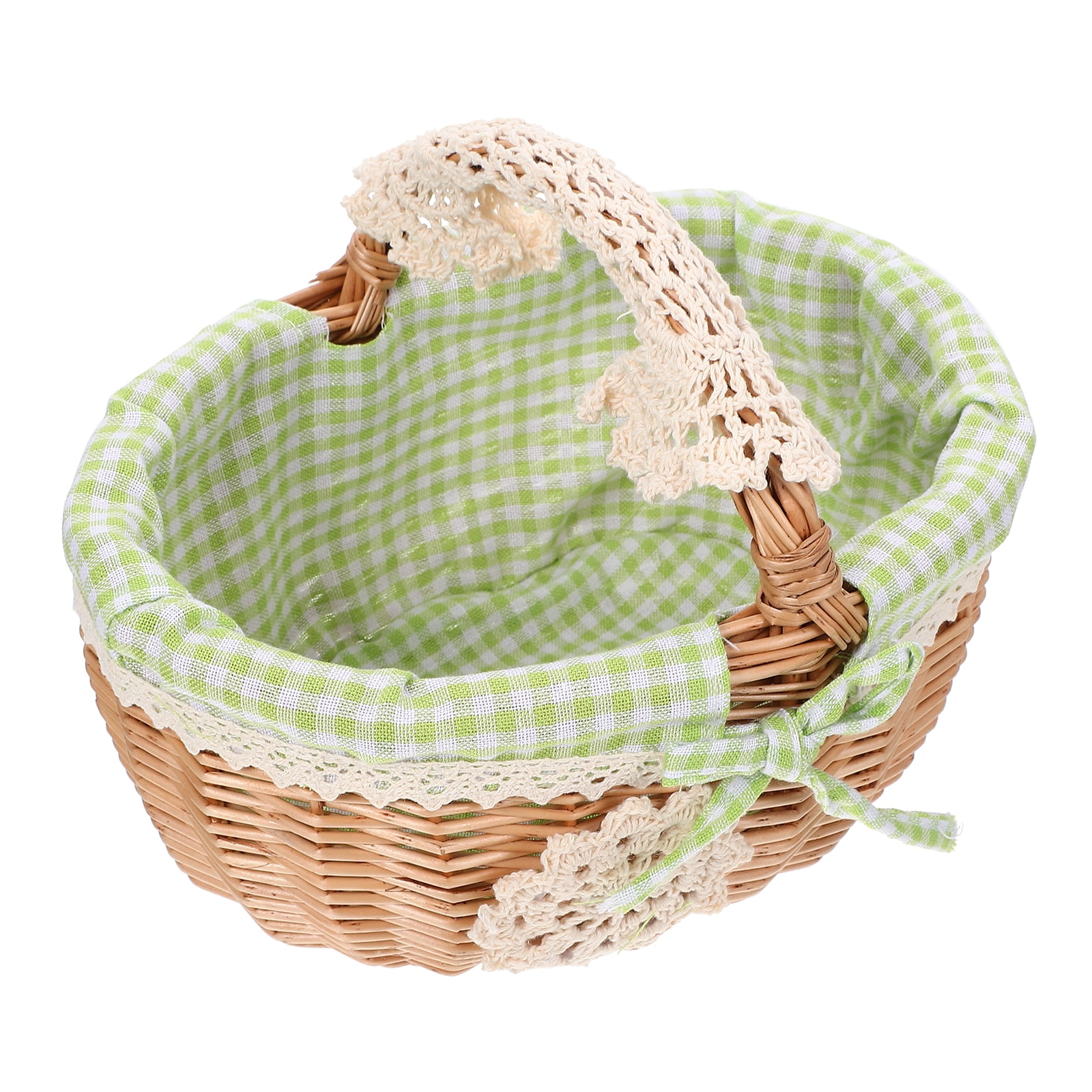 HOMEMAXS Picnic Baskets Toy Woven Flower Basket Hand-held Basket ...