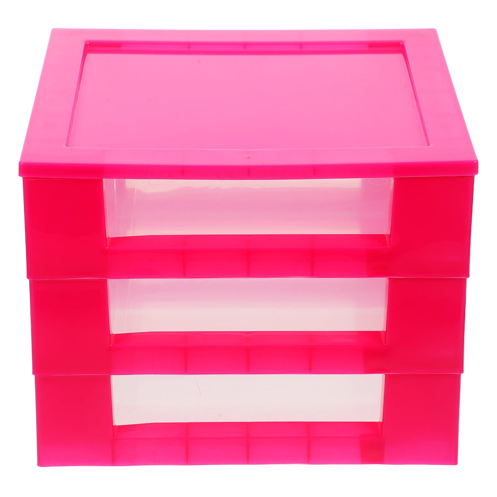 HOMEMAXS Pink Drawer Organizer Plastic Drawers Ceiling Hanger Hat ...