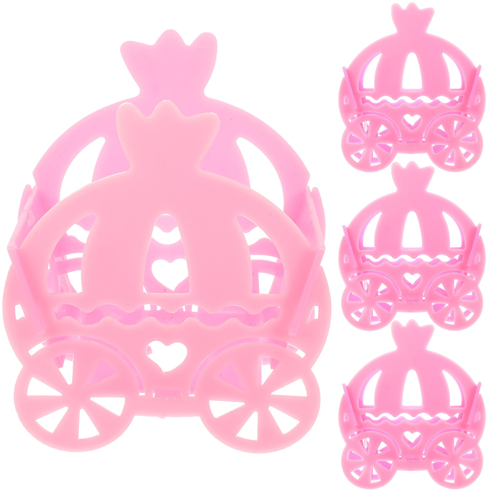 Pink PC Material Carriage Shape Candy Box for Storage Use Great for ...