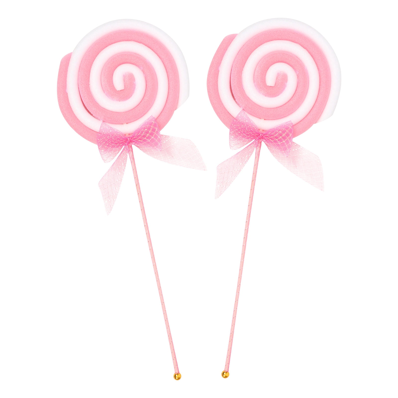 Greenadscape Lollipops Sticks Prop Pink Candy Shape for Decoration ...
