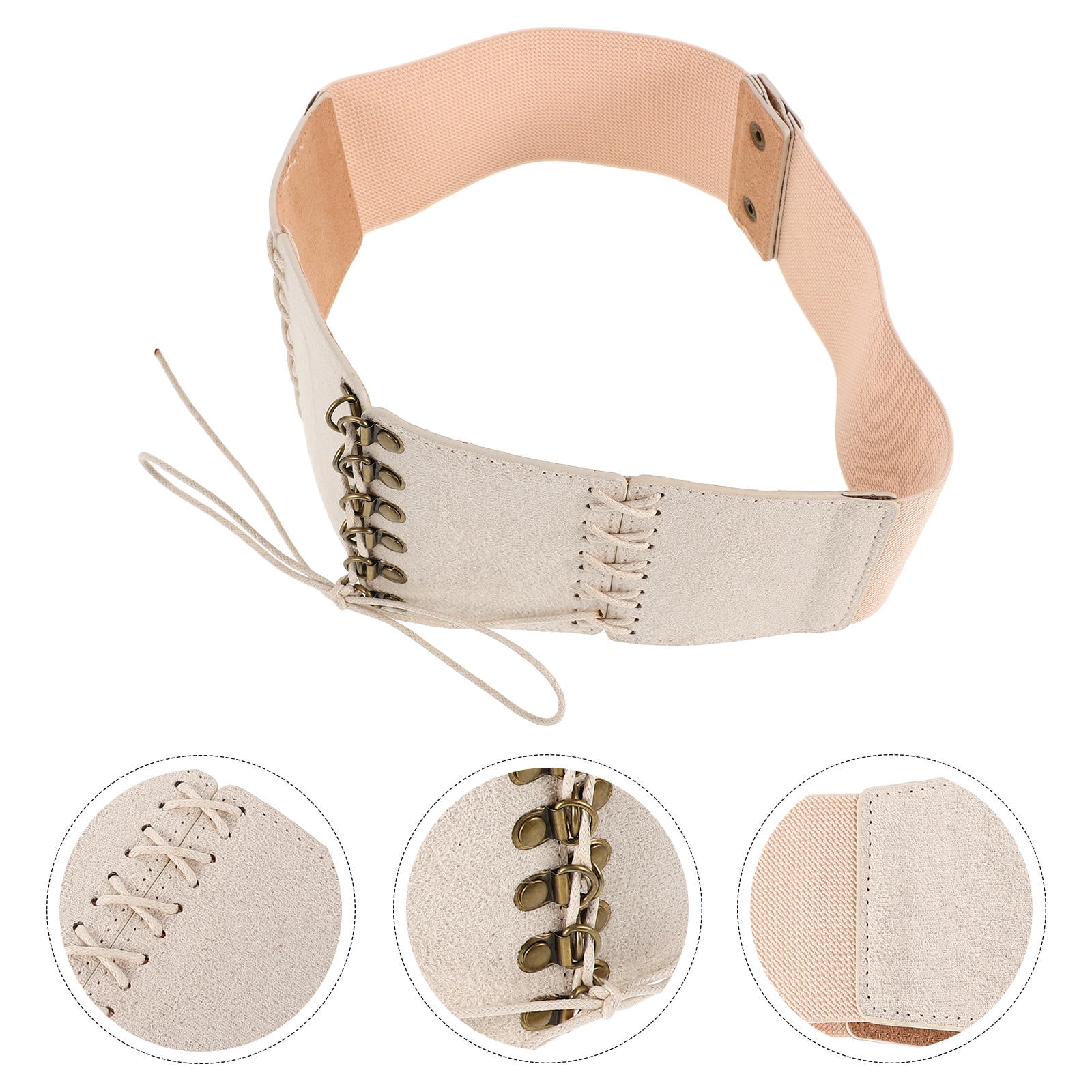 HOMEMAXS Pirate Renaissance Corset Belt Lace Up Waist Belt For Women ...