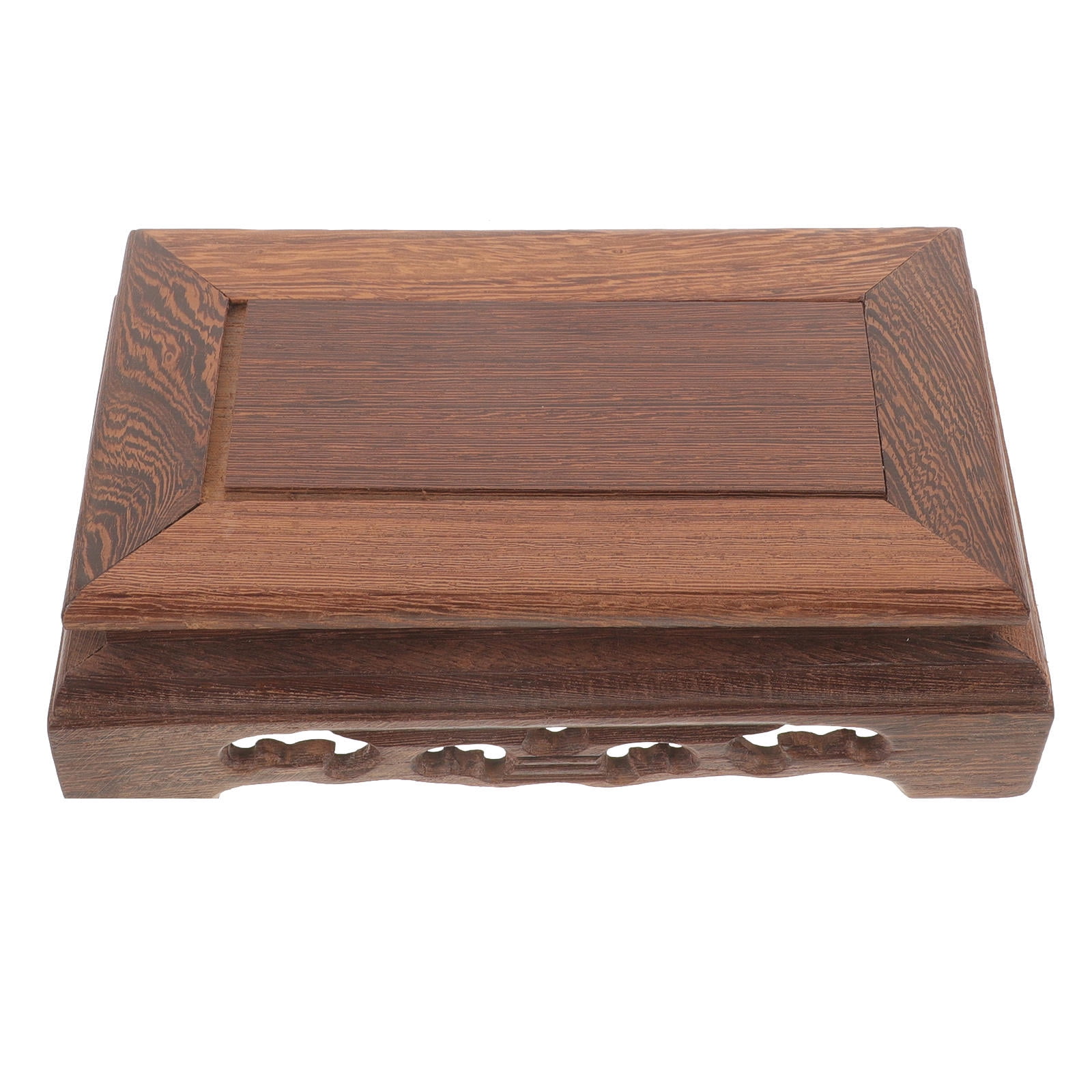 HOMEMAXS Plant Pot Stand Wooden Flower Pot Tall Stand Desktop Rustic ...