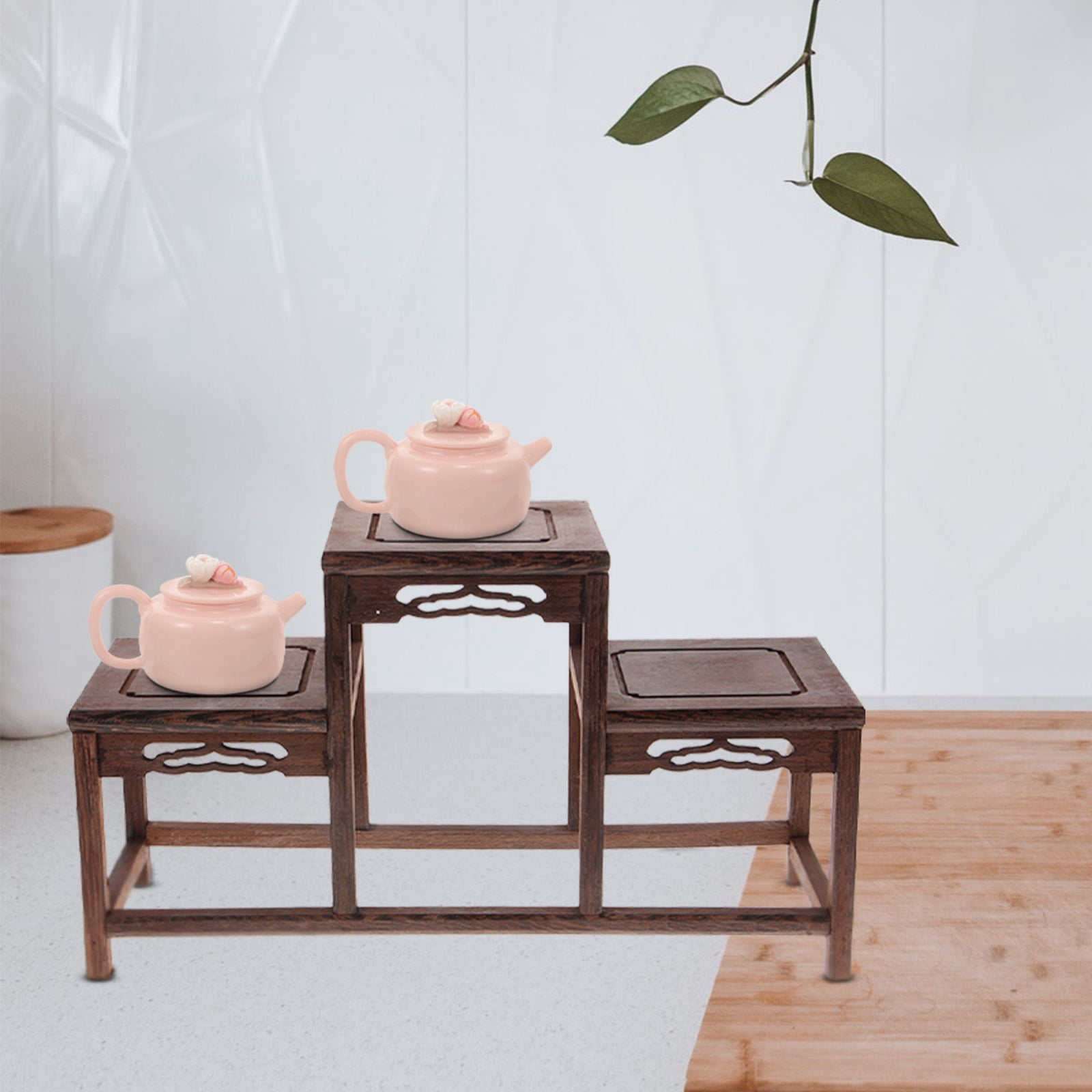 HOMEMAXS Plant Stand Wood Display Stand Collection Display Stand Wood ...