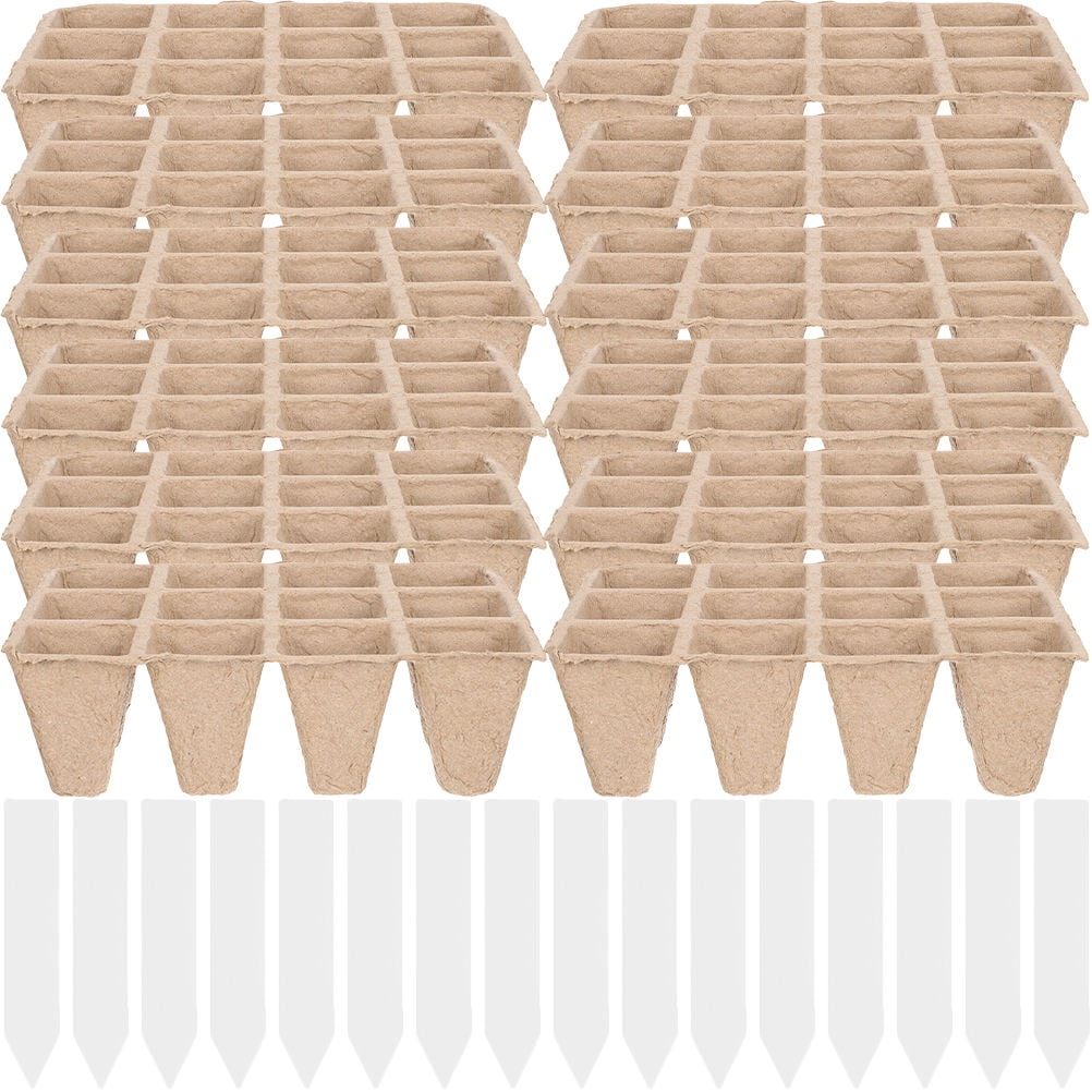 HOMEMAXS Planter Seedling Start Tray Nutrients Gardening Planting Cups ...