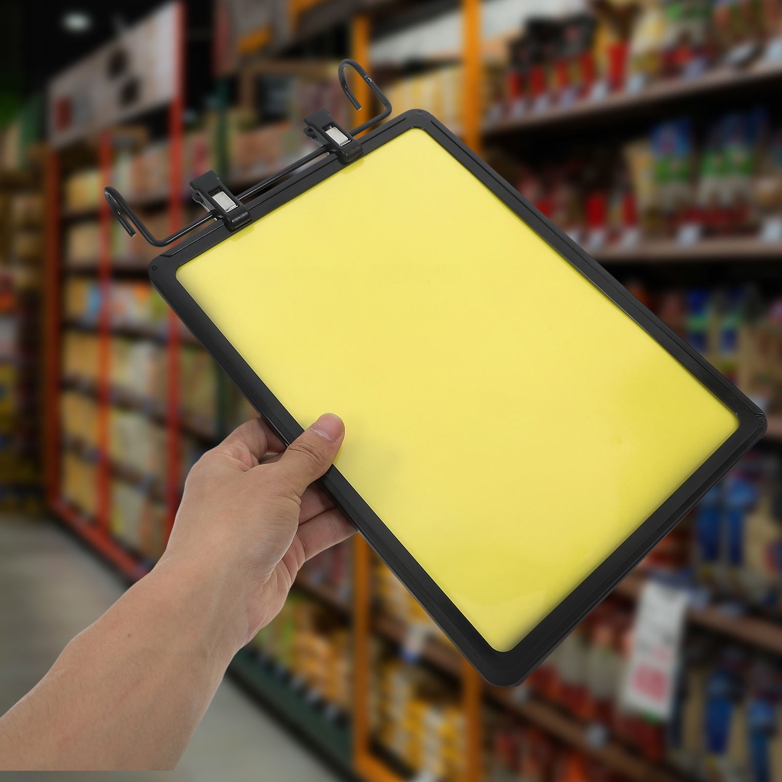 HOMEMAXS Plastic Double Sided Hanging Price Tag A4 Erasable Display ...