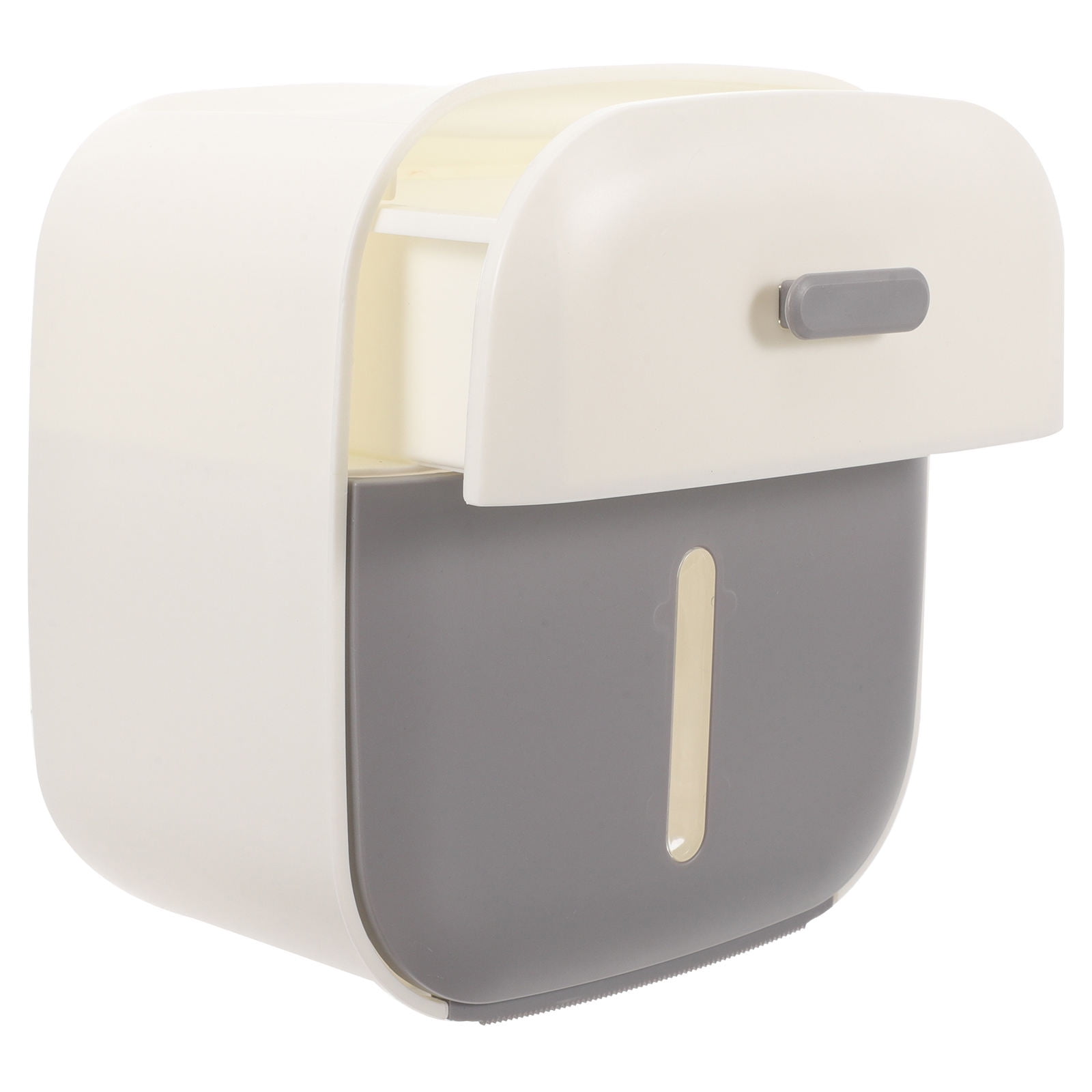 HOMEMAXS Plastic Paper Storage Box Tissue Box Shelf Double-layer Tissue ...