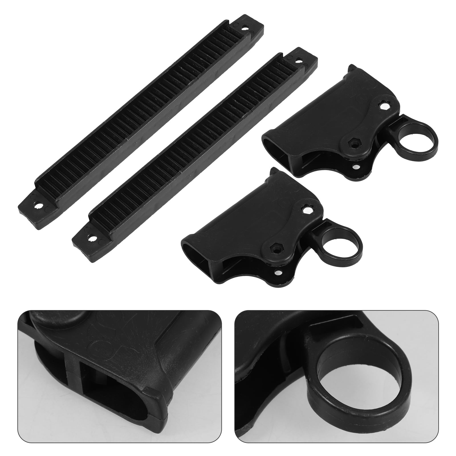 HOMEMAXS Plastic Parts Foldable Chair Hinges Recliner Black - Walmart.com