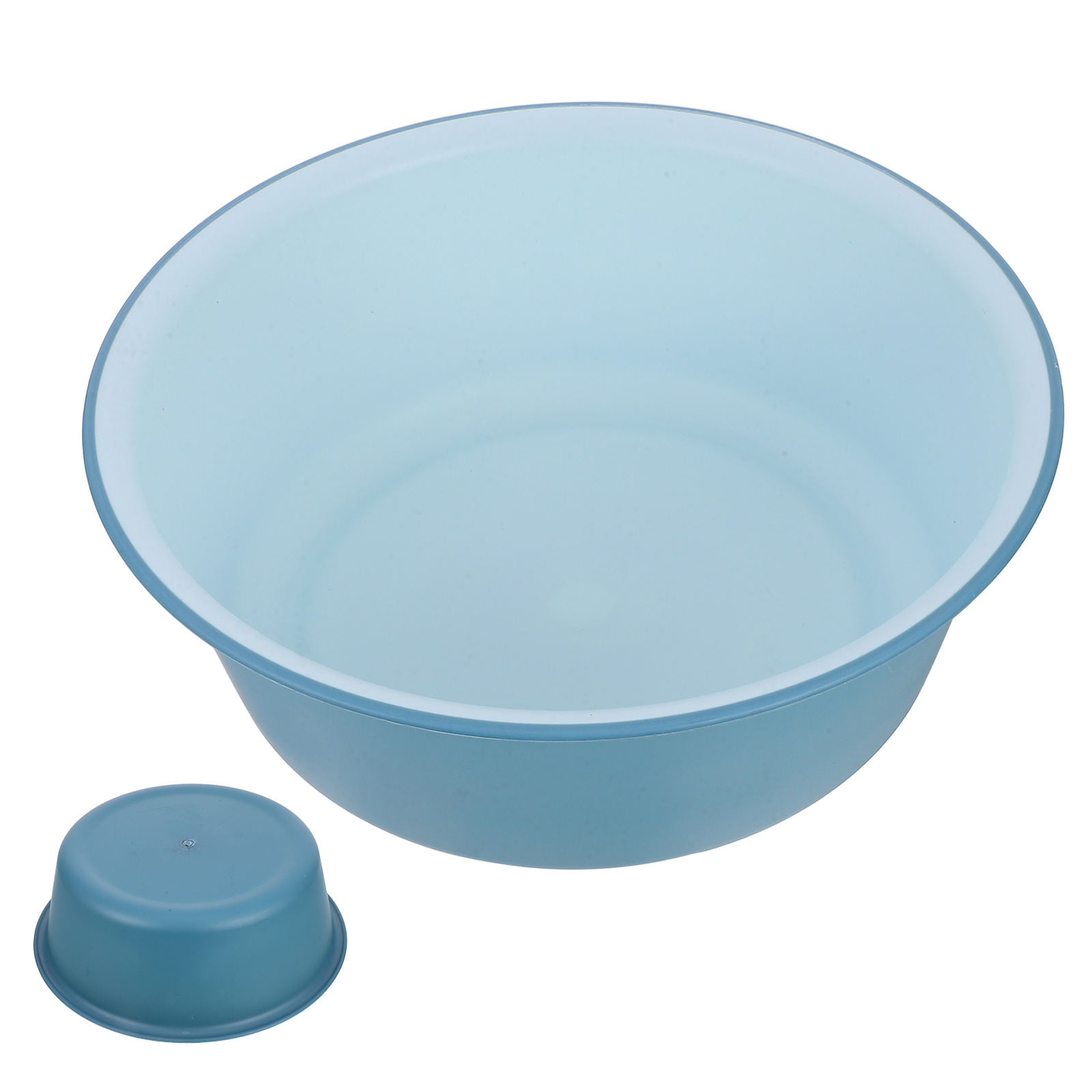 HOMEMAXS Plastic Wash Basin Portable Round Laundry Hand Wash Dish Pan ...