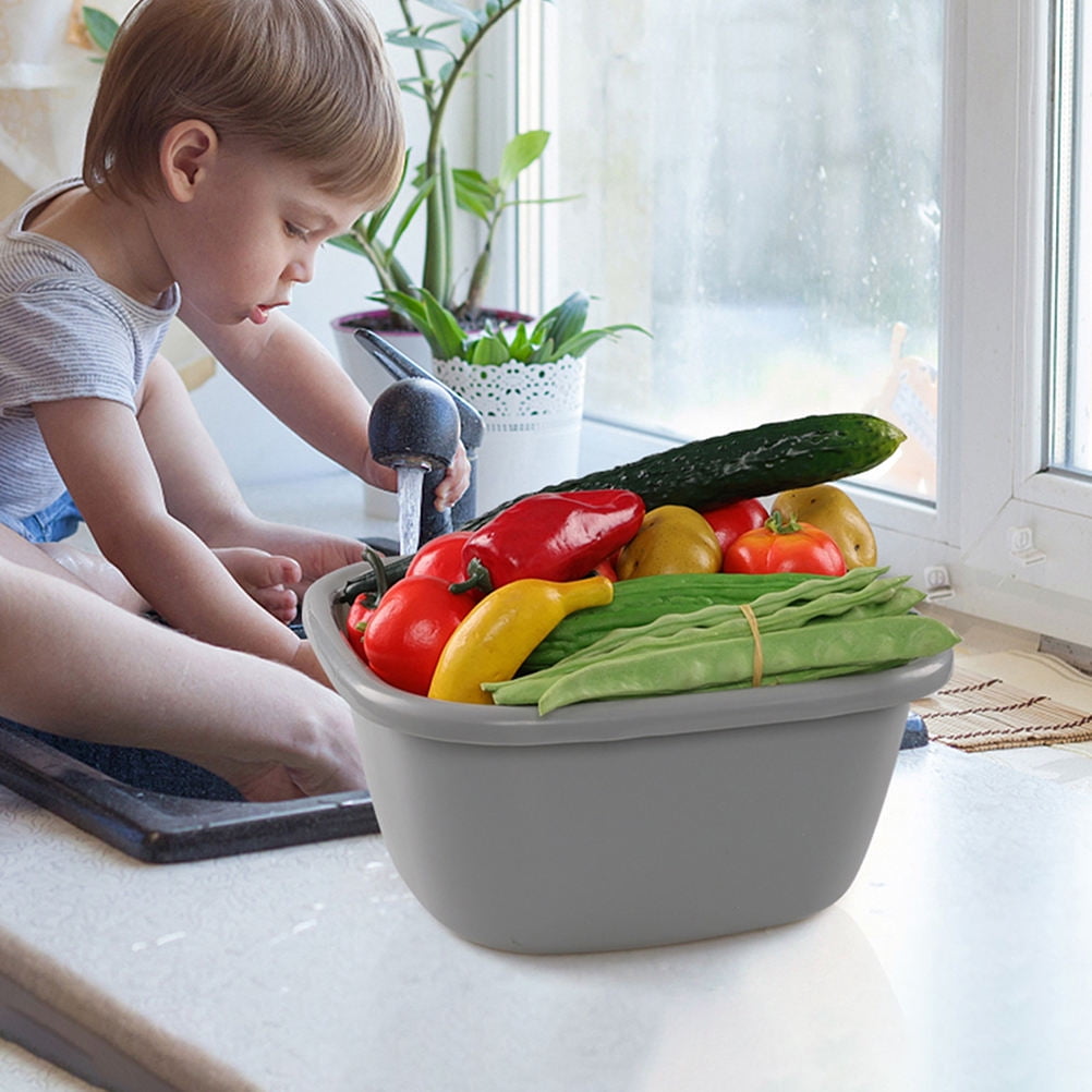 Plastic Wash Tub Dishpan Foot Bath Basin Soaking Feet Tub Laundry Hand ...