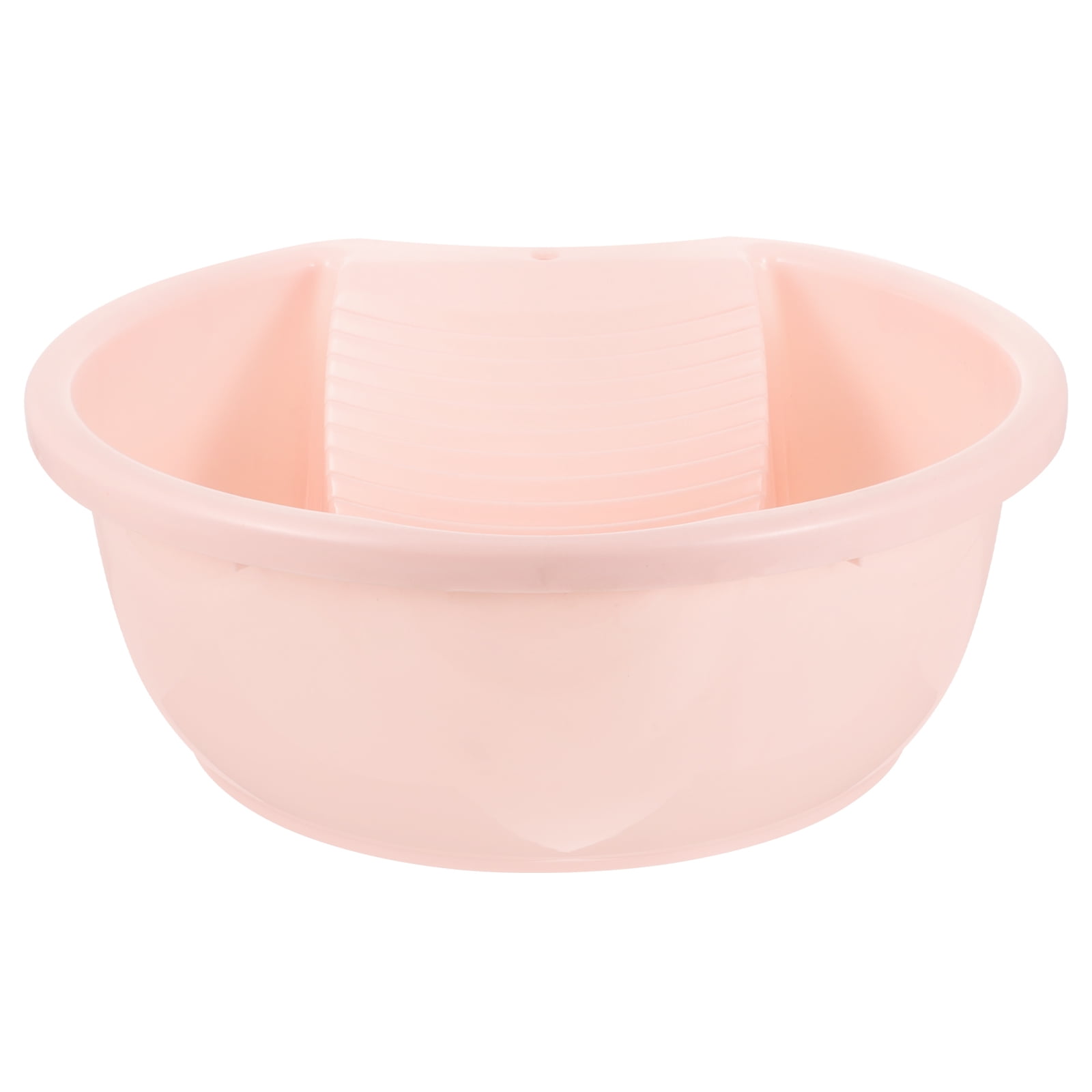 HOMEMAXS Plastic Washboard Basin for Hand Washing Baby Clothes Pink ...