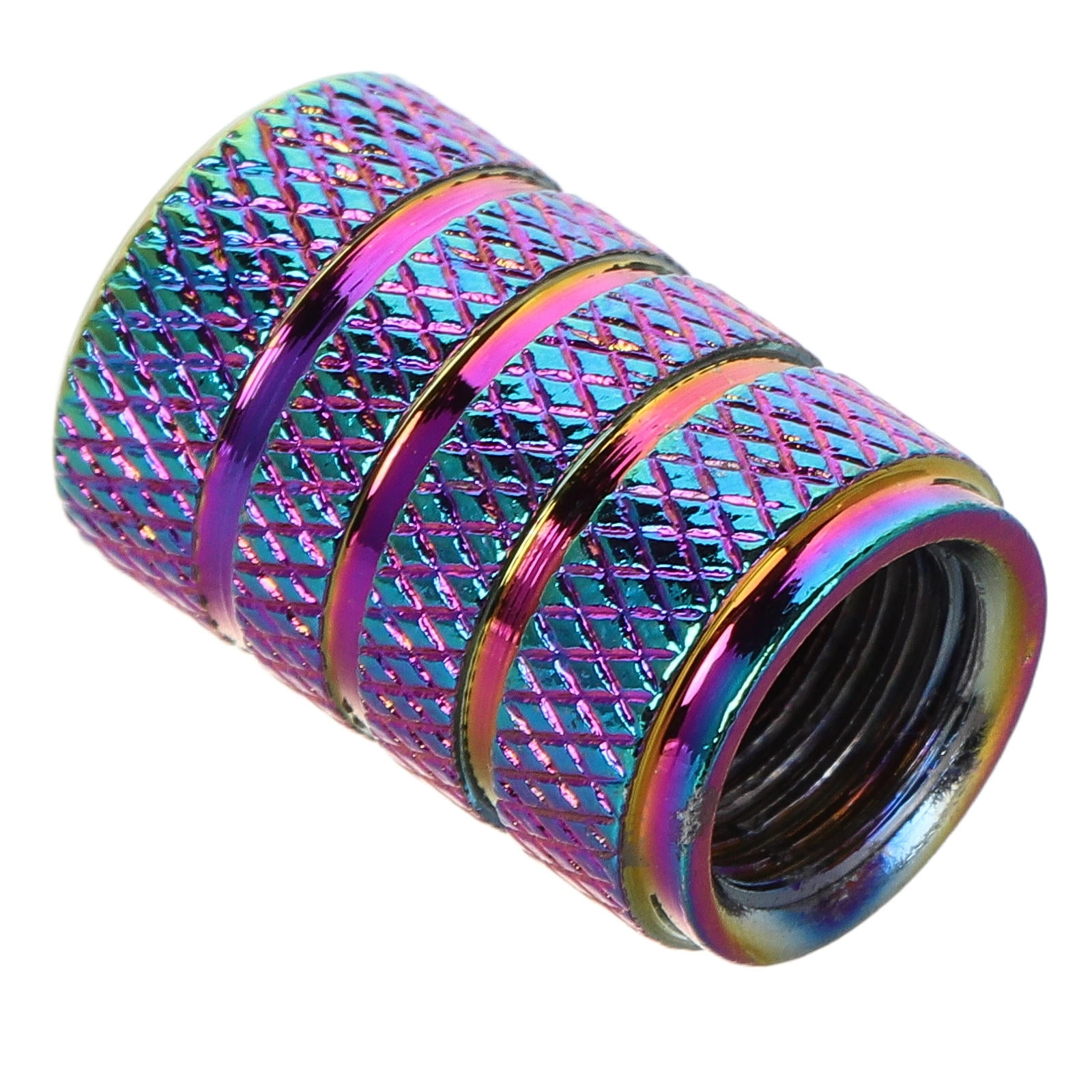 HOMEMAXS Plated Tire Valve Stem Cover Car Wheel Hub Cap Replacement ...