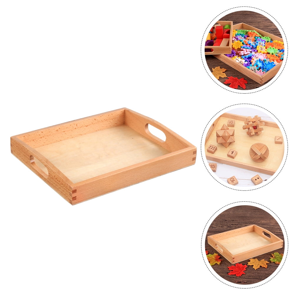 HOMEMAXS Platter Pallet Teaching Aids Sorting Box Multi-functional Tray Child 25X20CM - Walmart.com