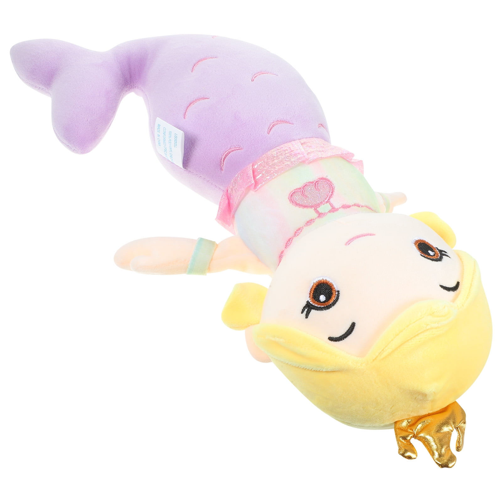 HOMEMAXS Plush Mermaid Doll Cartoon Mermaid Toy Plush Mermaid Doll ...